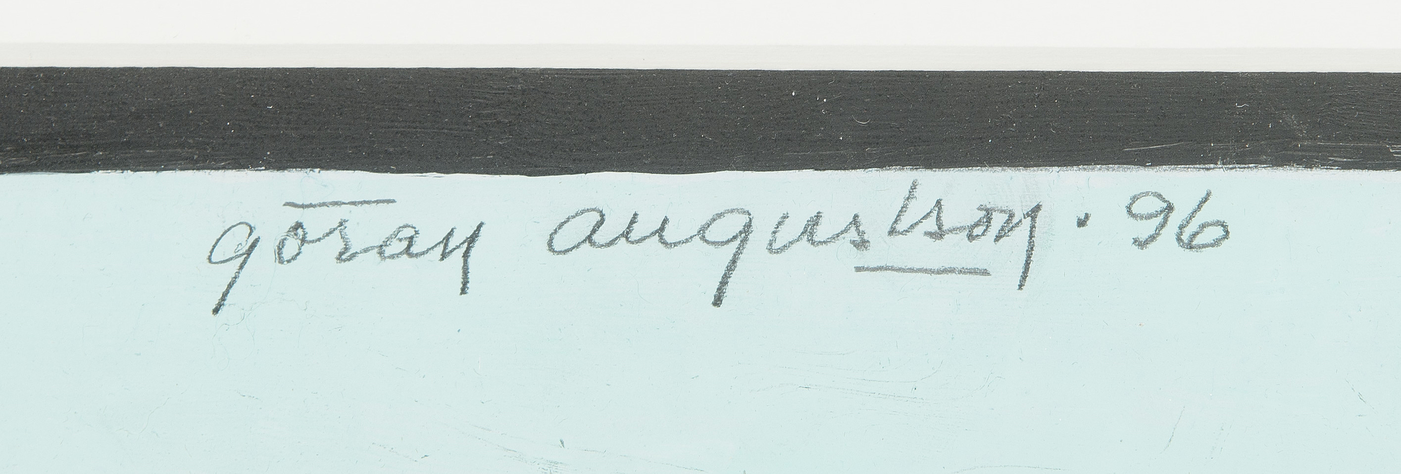 Göran Augustson, Komposition. - Bukowskis