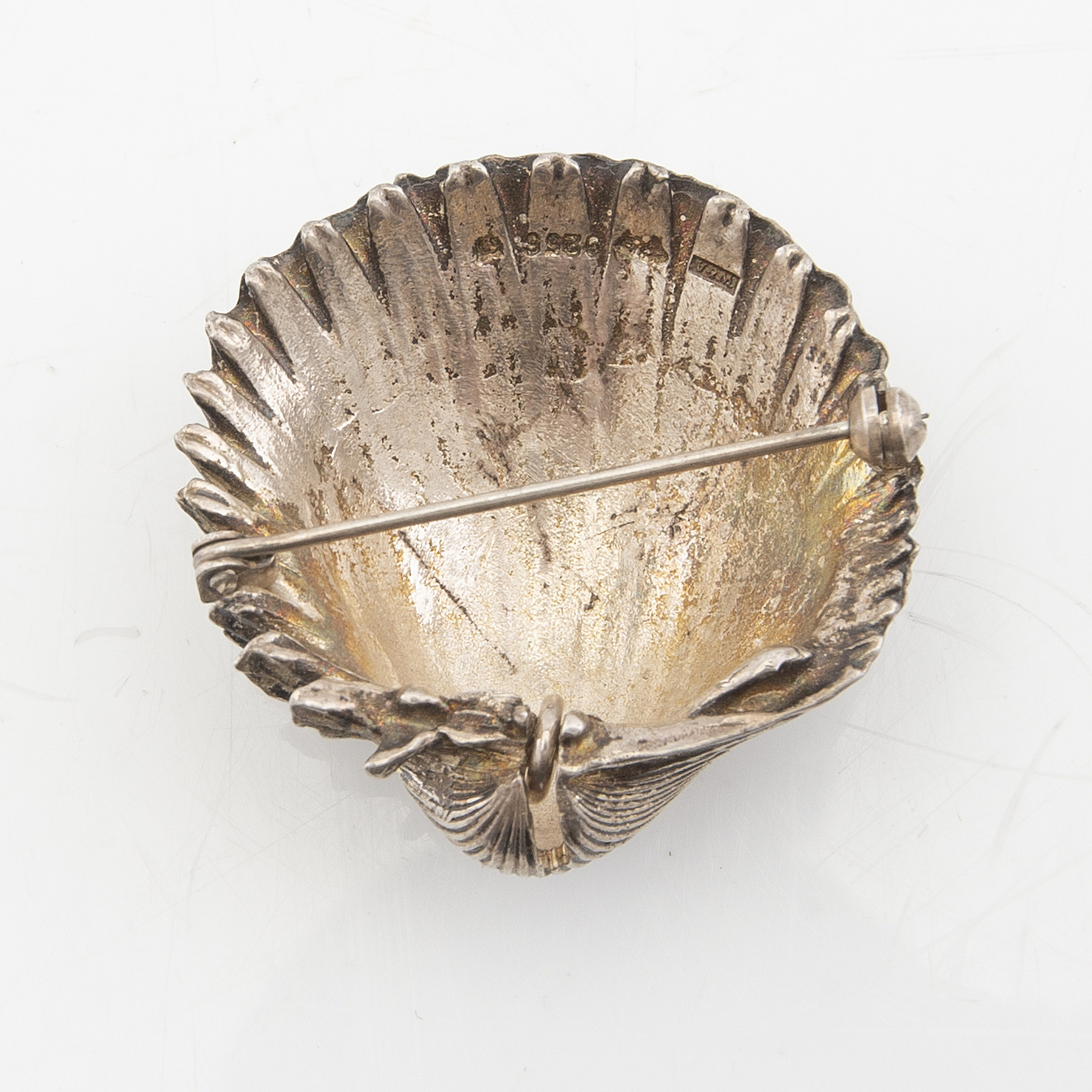 A silver brooch/pendant Pilgrim Shell by Berit Johansson, W&A Sävsjö ...