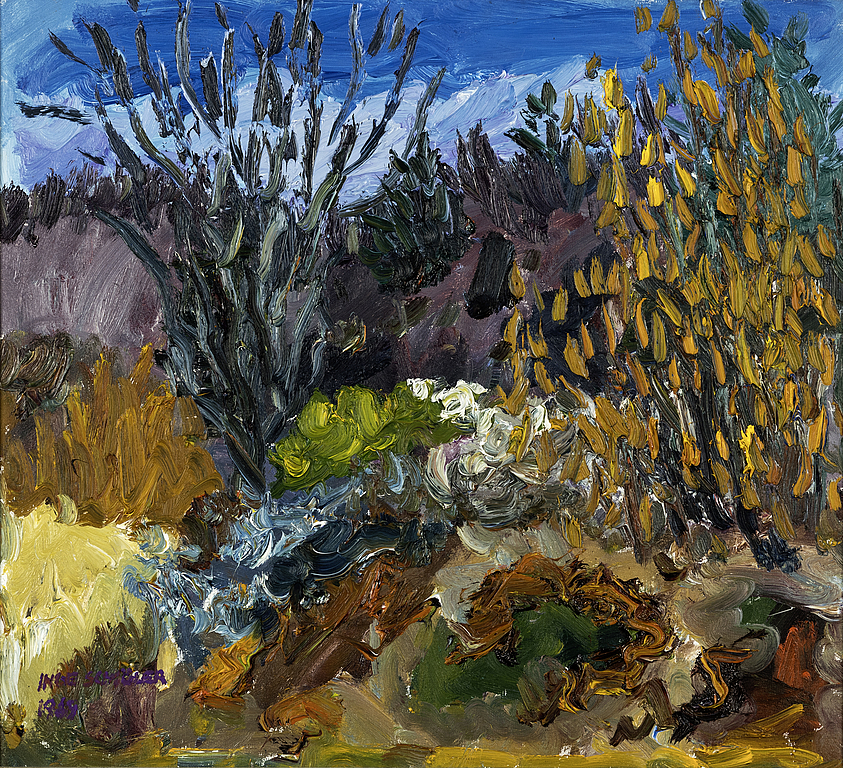 Inge Schiöler, "Vårligt buskage". - Bukowskis