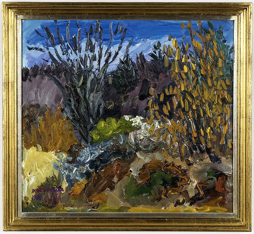 Inge Schiöler, "Vårligt buskage". - Bukowskis