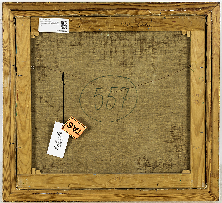 Inge Schiöler, "Vårligt buskage". - Bukowskis