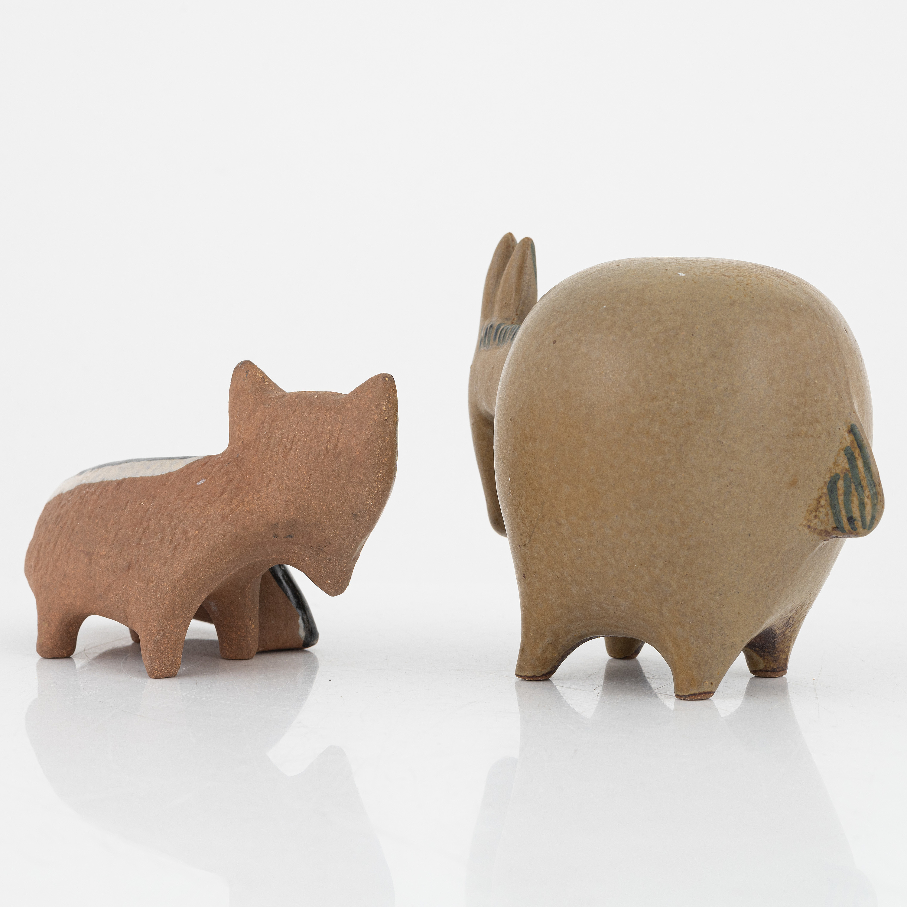 Lisa Larsson, figuriner, 4 st, Gustavsberg. - Bukowskis