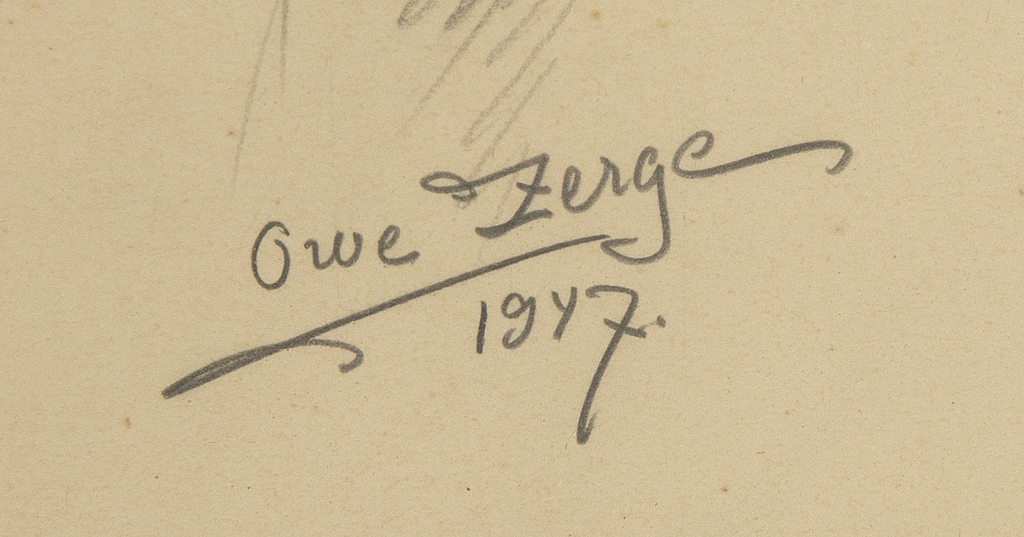 Owe Zerge, ung pojke med fluga. - Bukowskis Owe Zerge, ung pojke med fluga. - Bukowskis