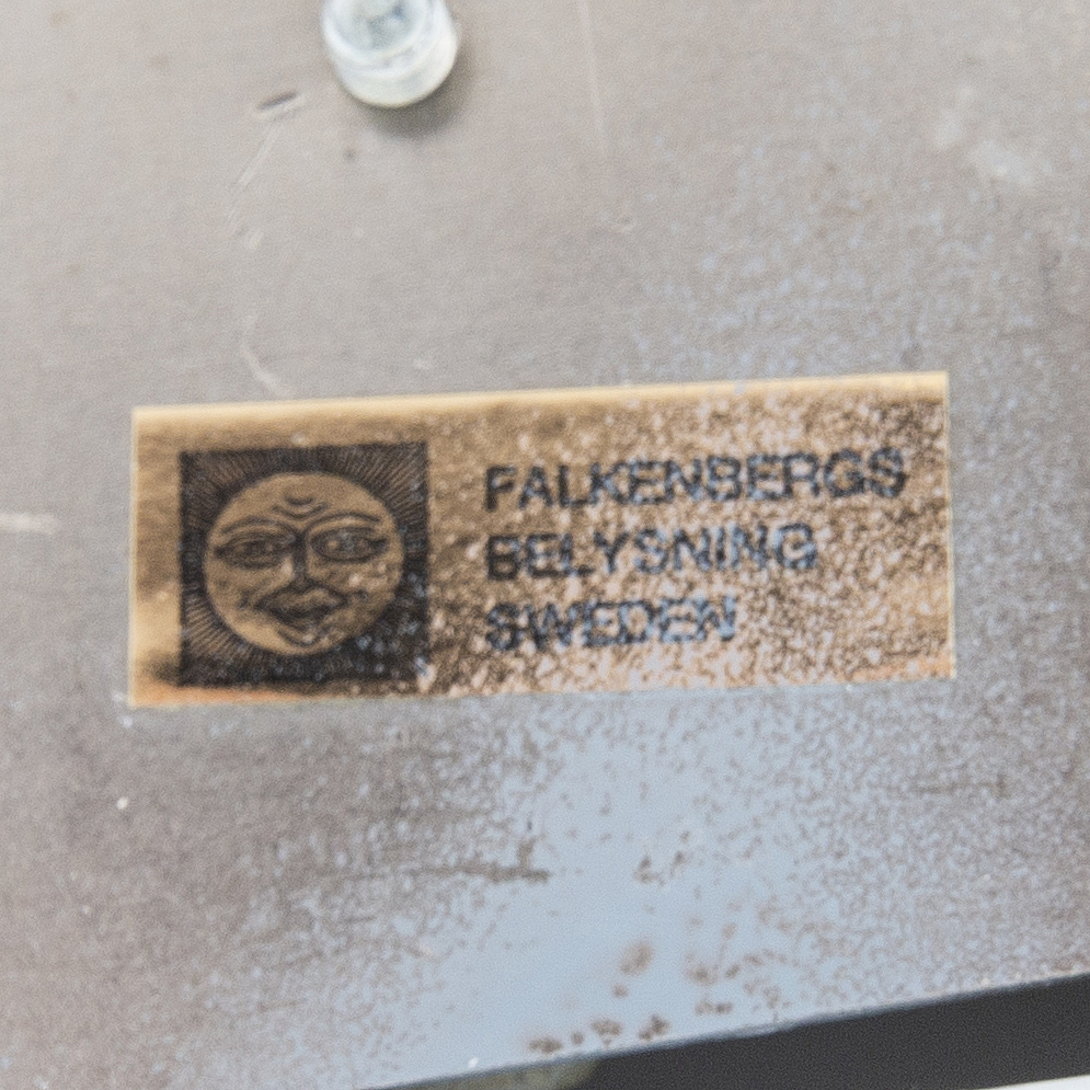 Peter Celsing, vägglampor, 2 st, "Band", Fagerhult och Falkenberg ...