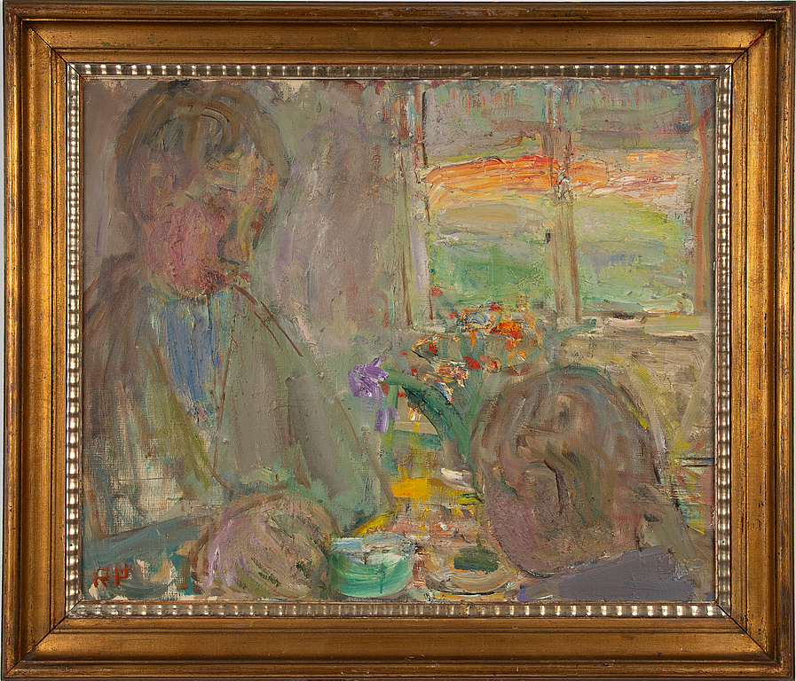 Ragnar Persson, Mother and Child by the Window. - Bukowskis