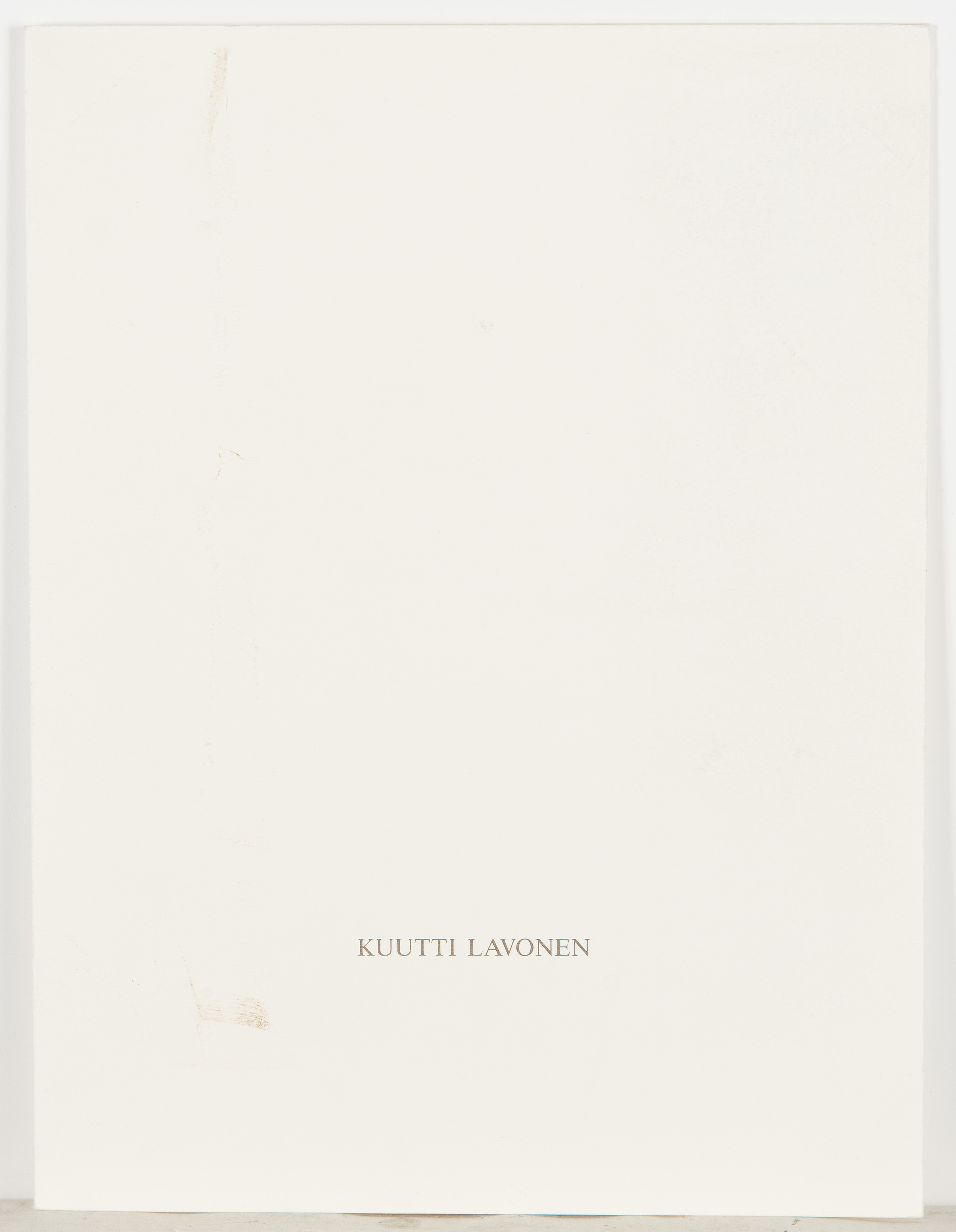 Kuutti Lavonen, "Angelo". - Bukowskis