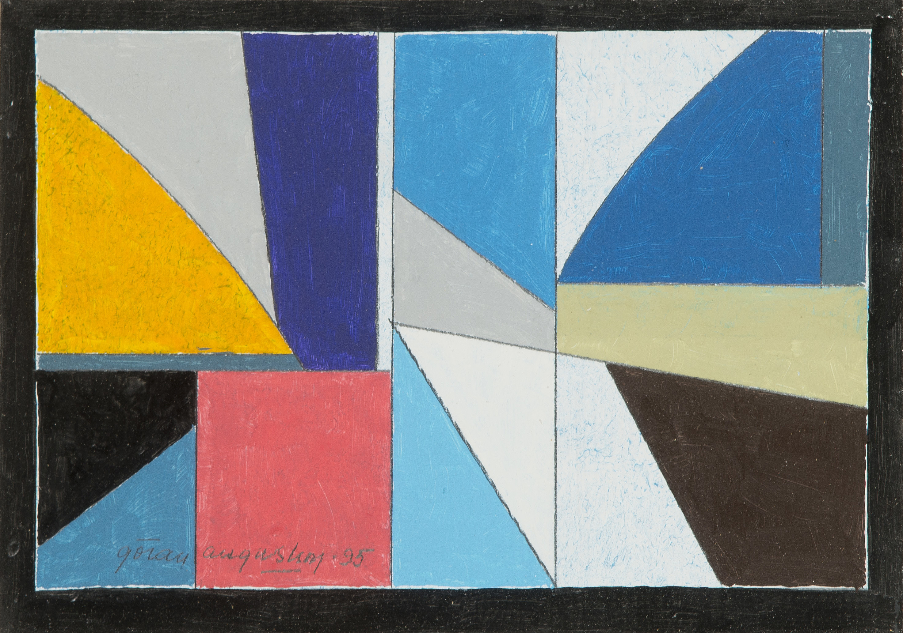 Göran Augustson, "Vit triangel", 1995. - Bukowskis