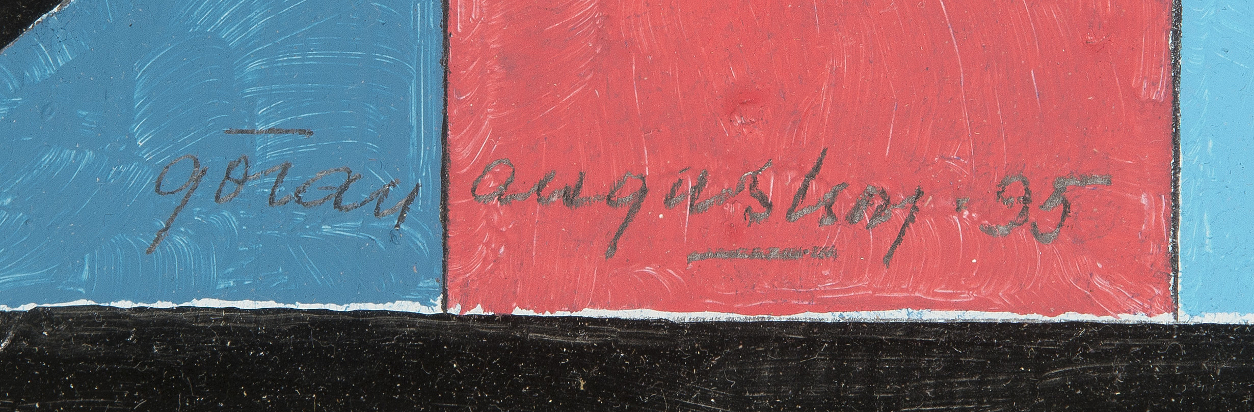 Göran Augustson, "Vit triangel", 1995. - Bukowskis