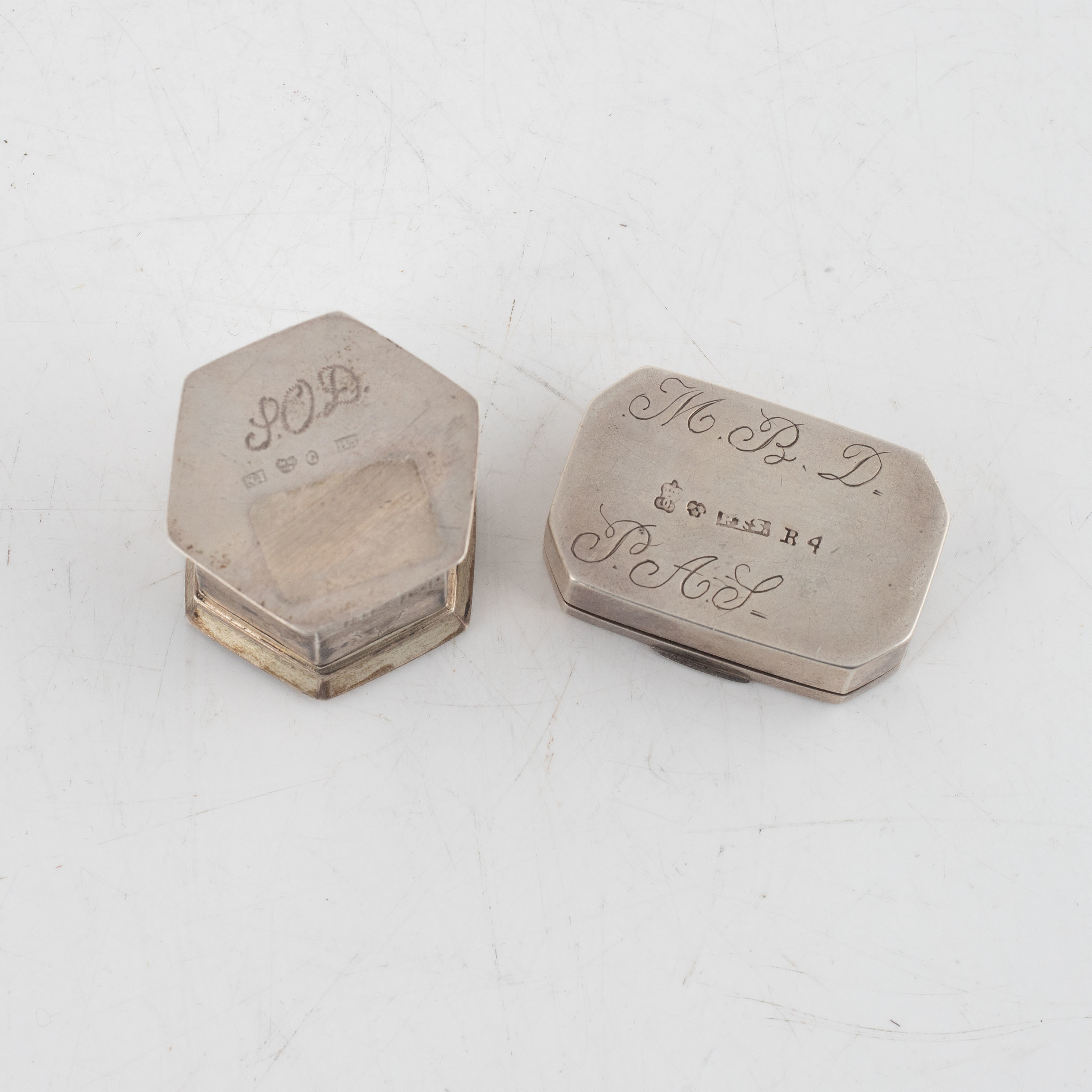 Dosor, 4 st, silver, Sverige 1800-tal. - Bukowskis