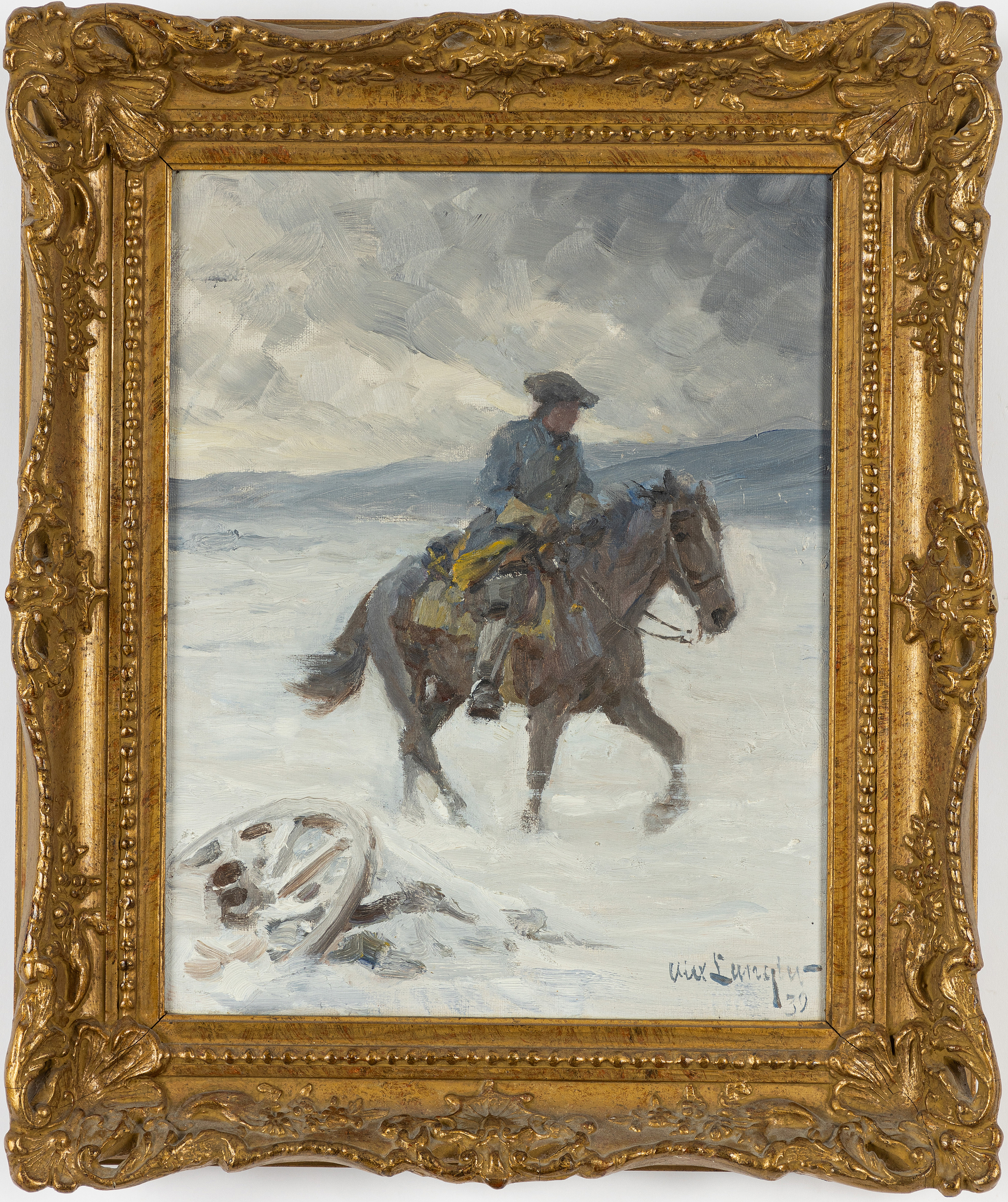Alexander Langlet, Riding Carolean. - Bukowskis