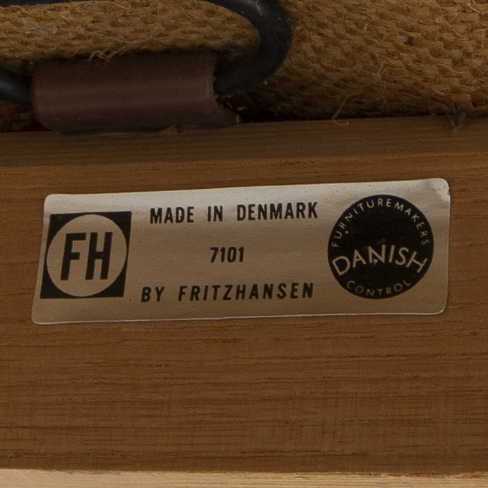 Arne Jacobsen, soffa ""Lufthavnssofa" "AJ 3302 2" för Fritz Hansen 1970 ...