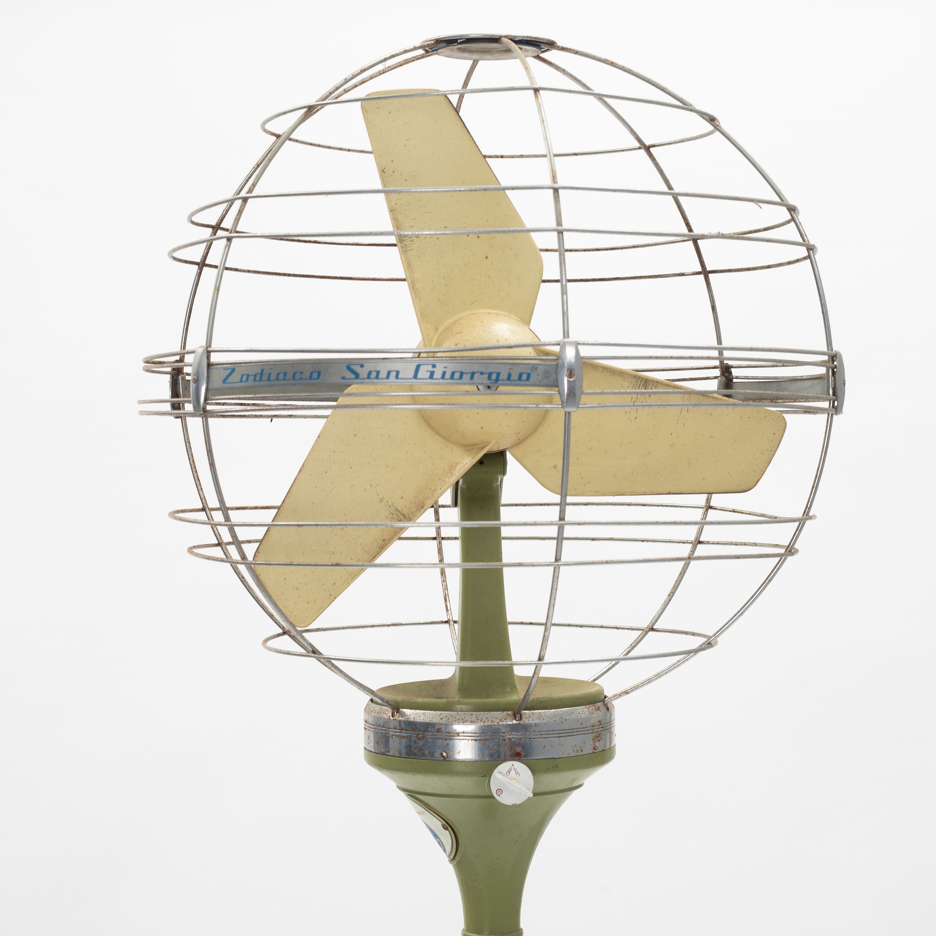 A floor fan, "Zodiaco San Giorgio", Italy, 1950s. - Bukowskis