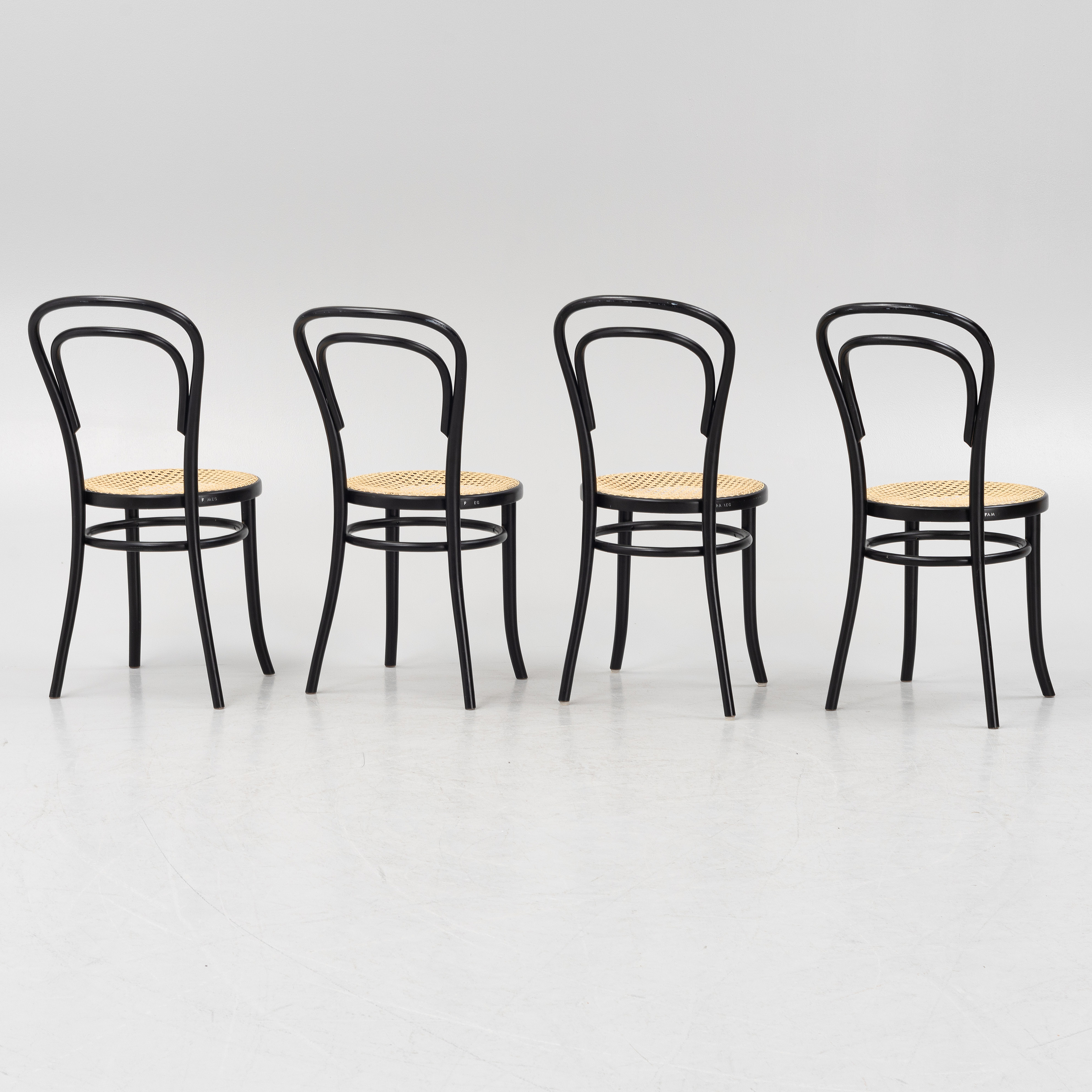Chairs, 4 pcs, "Thonet A14" Fameg. - Bukowskis