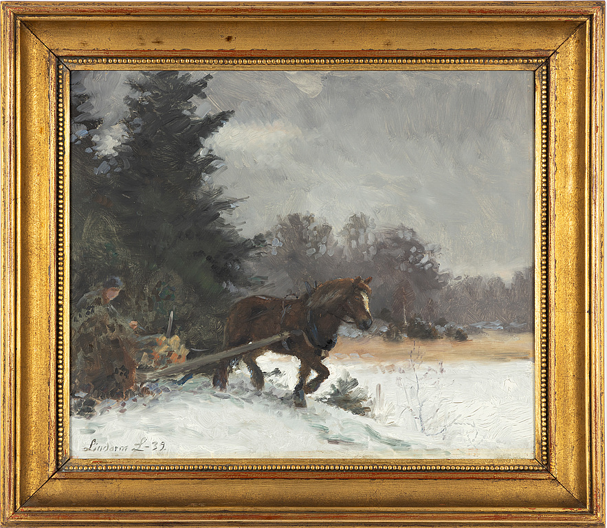 Lindorm Liljefors, Timmerkörning. - Bukowskis