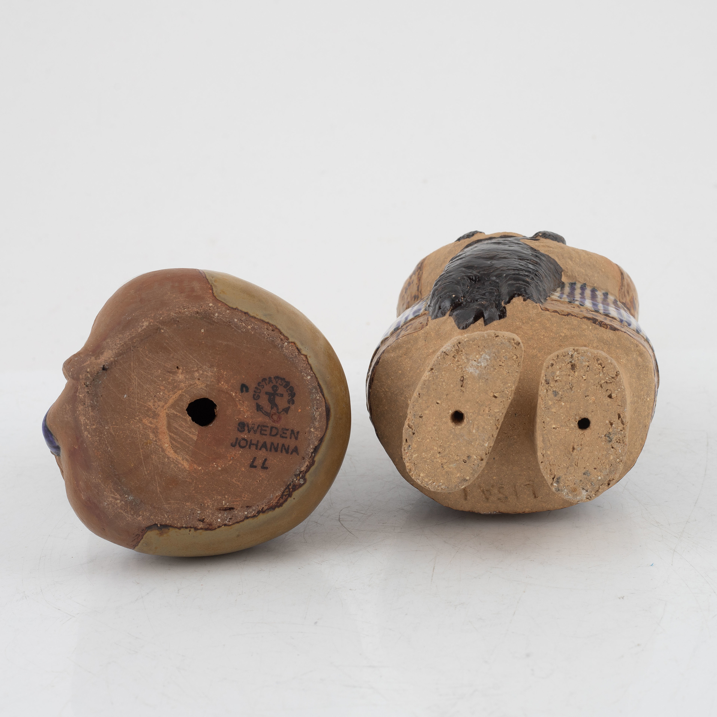 Lisa Larson, figuriner, 2 st, Gustavsberg. - Bukowskis