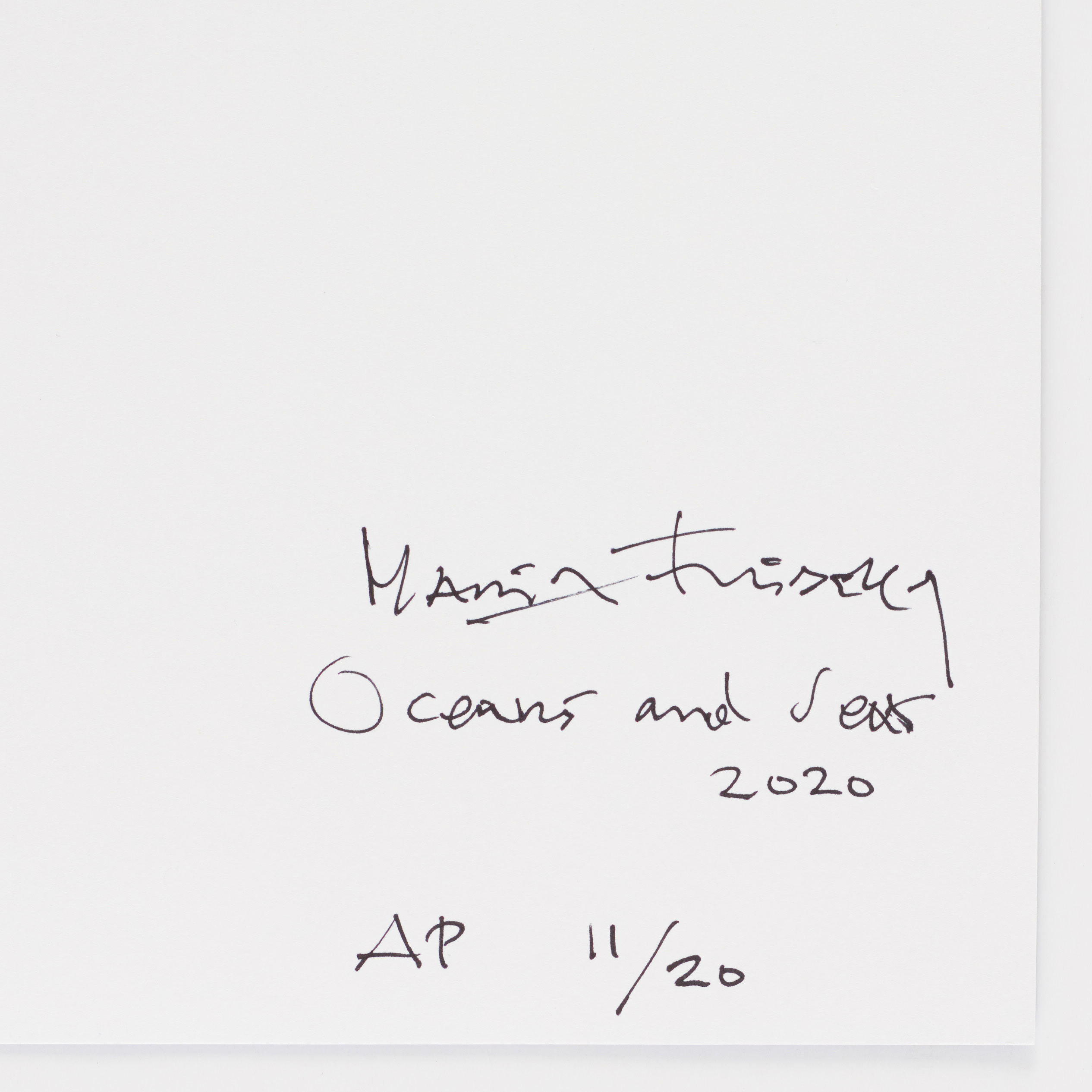 Maria Friberg, "Oceans and Seas", 2020. - Bukowskis