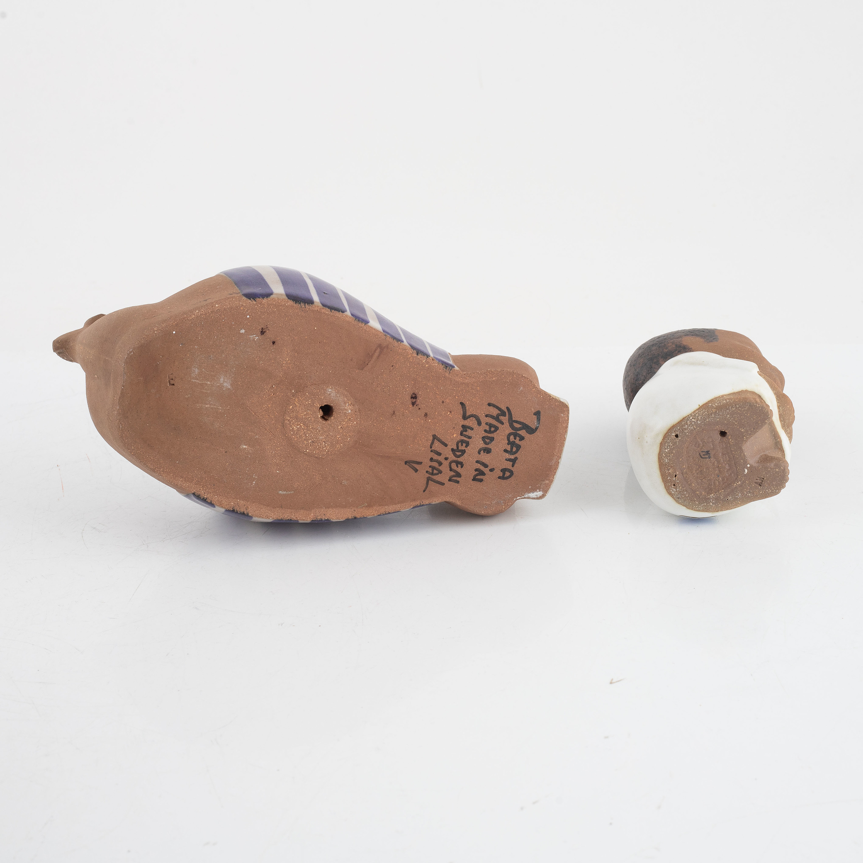 Lisa Larson, two figurines, Gustavsberg. - Bukowskis