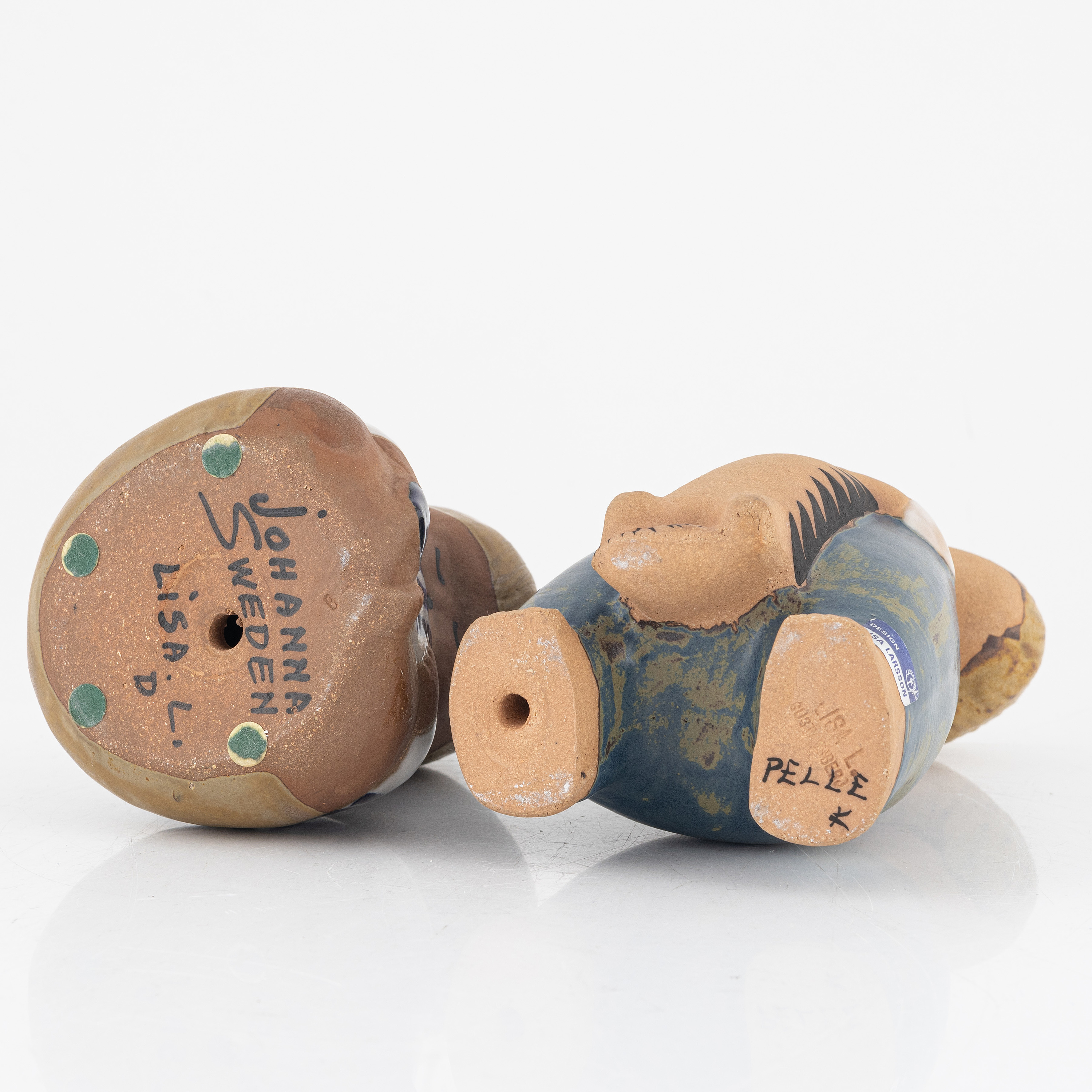 Lisa Larson, figuriner, 2 st, Gustavsberg. - Bukowskis