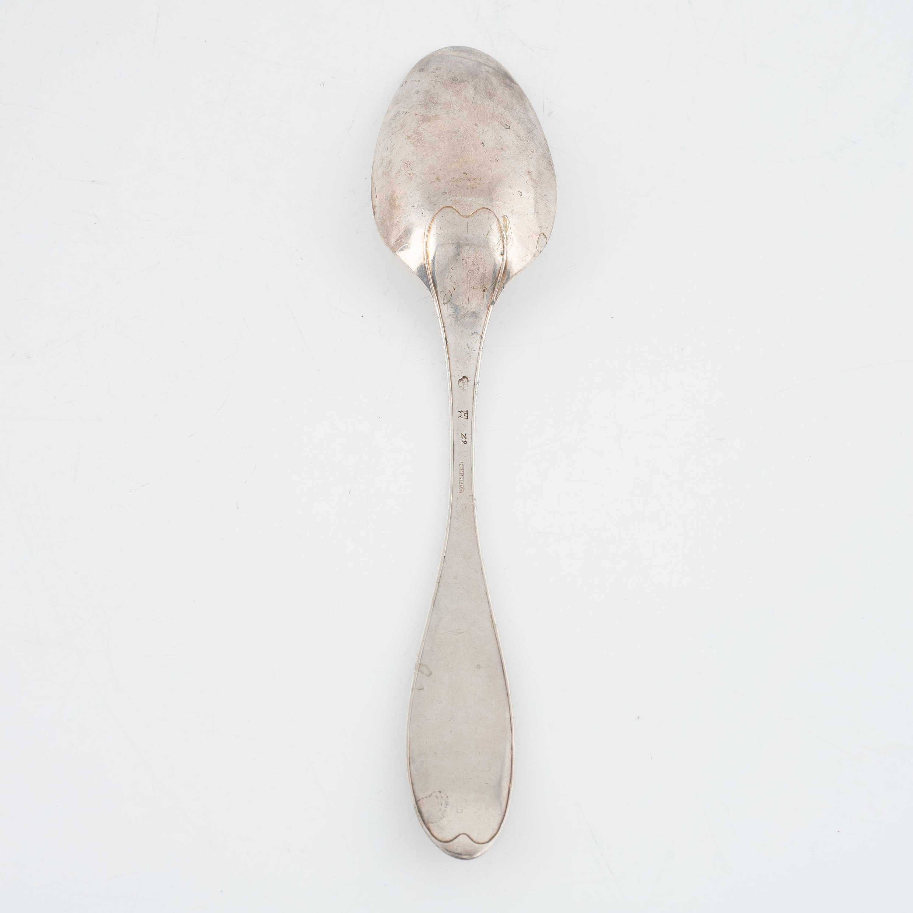 A Swedish Silver Serving Spoon, mark of Gustaf Georg Rehnberg ...