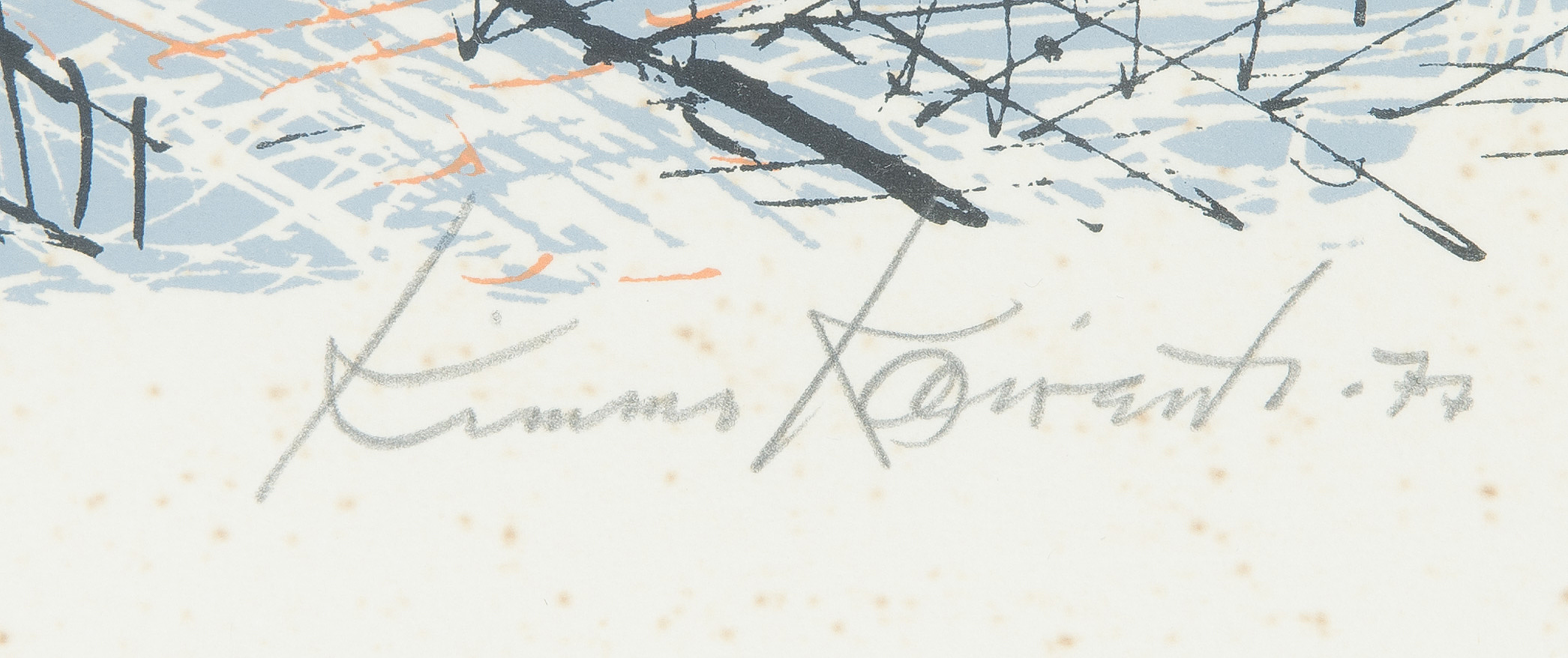 Kimmo Kaivanto, 'On the Tammerkoski bridge'. - Bukowskis