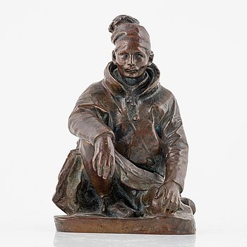 Christian Eriksson, "Seated Sami". - Bukowskis