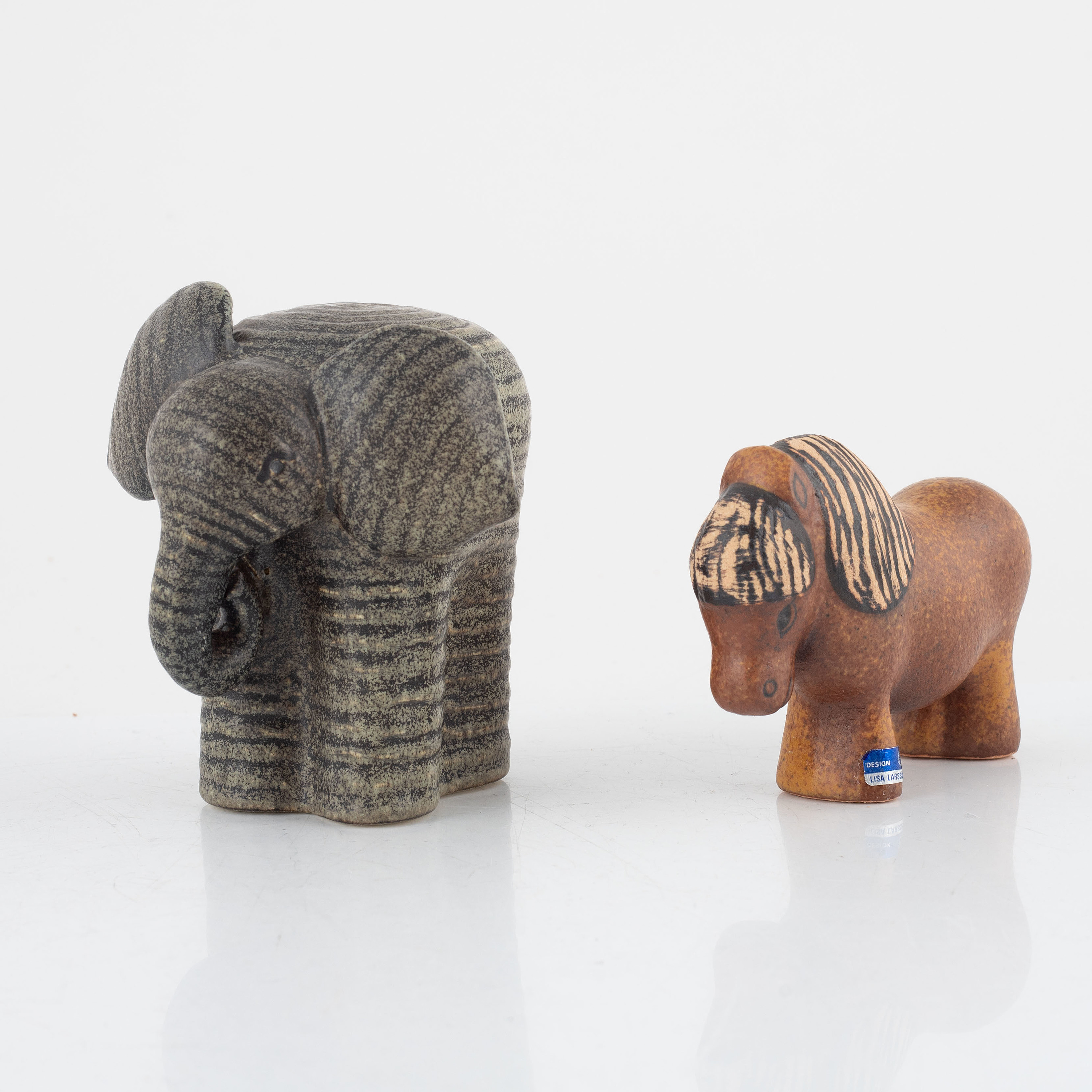 Lisa Larson, figuriner, 6 st, Gustavsberg och K-Studion. - Bukowskis