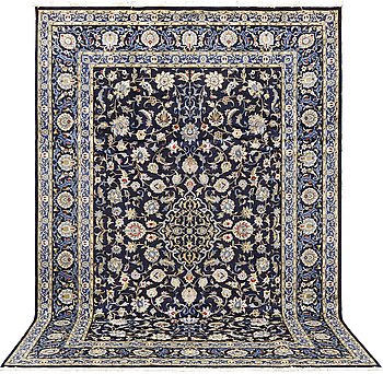 A so called Royal Keshan carpet, c 303 x 207 cm. - Bukowskis