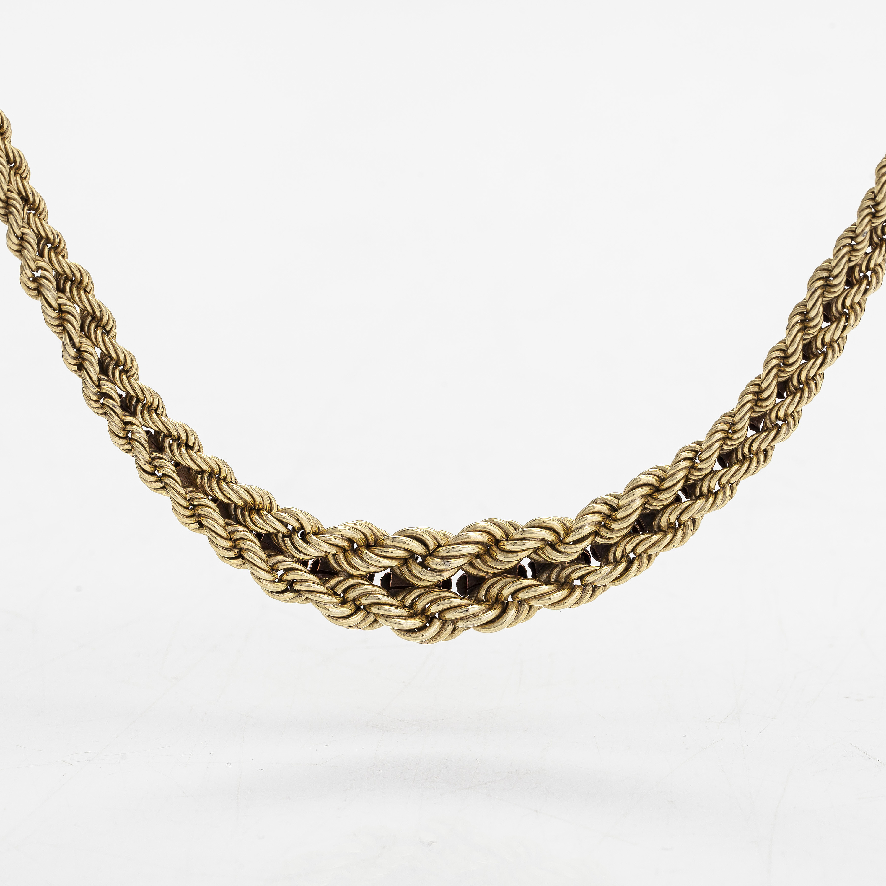 Halsband, doserat, 14K guld. - Bukowskis