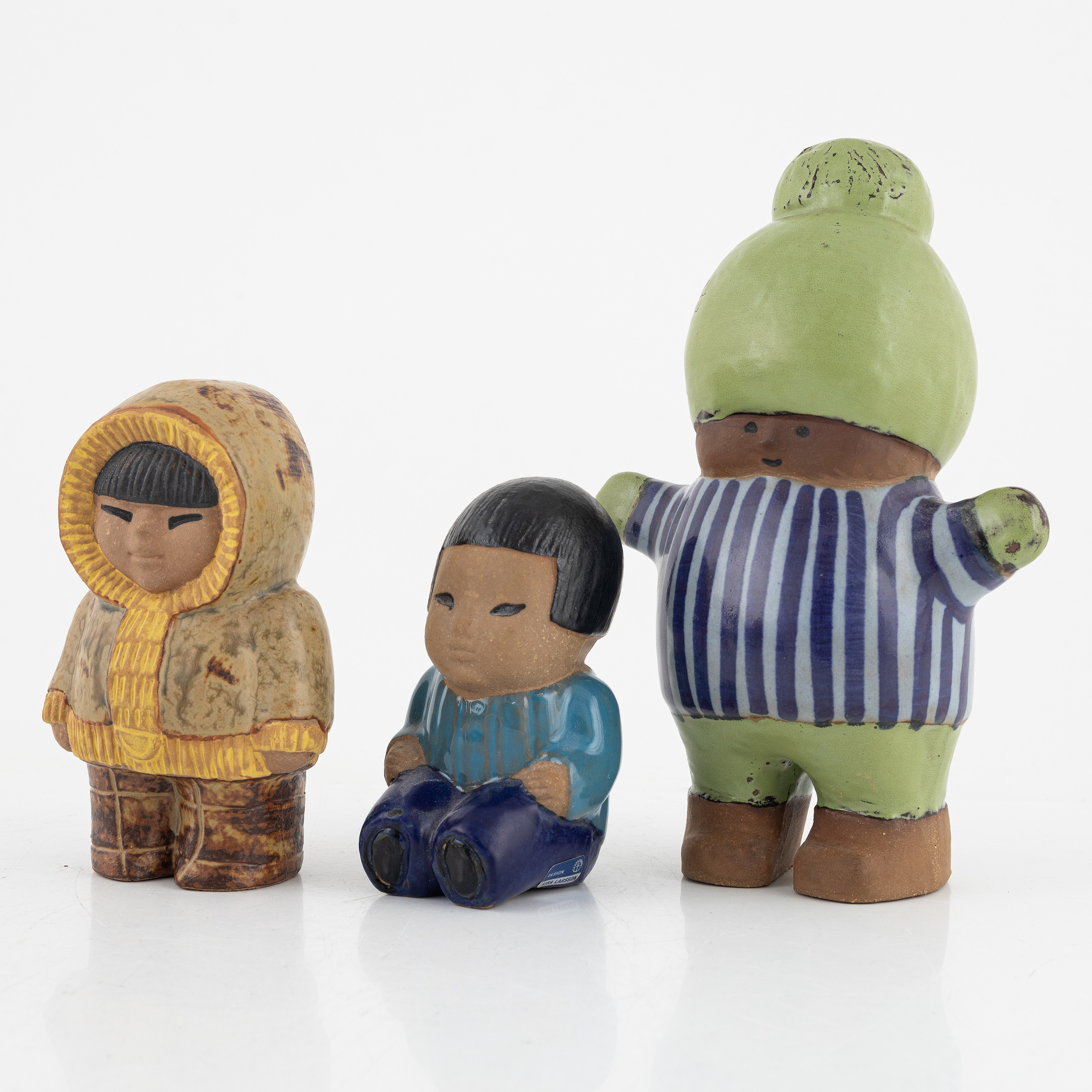 Lisa Larson, figurines, 11 pieces, stoneware, Gustavsberg. - Bukowskis