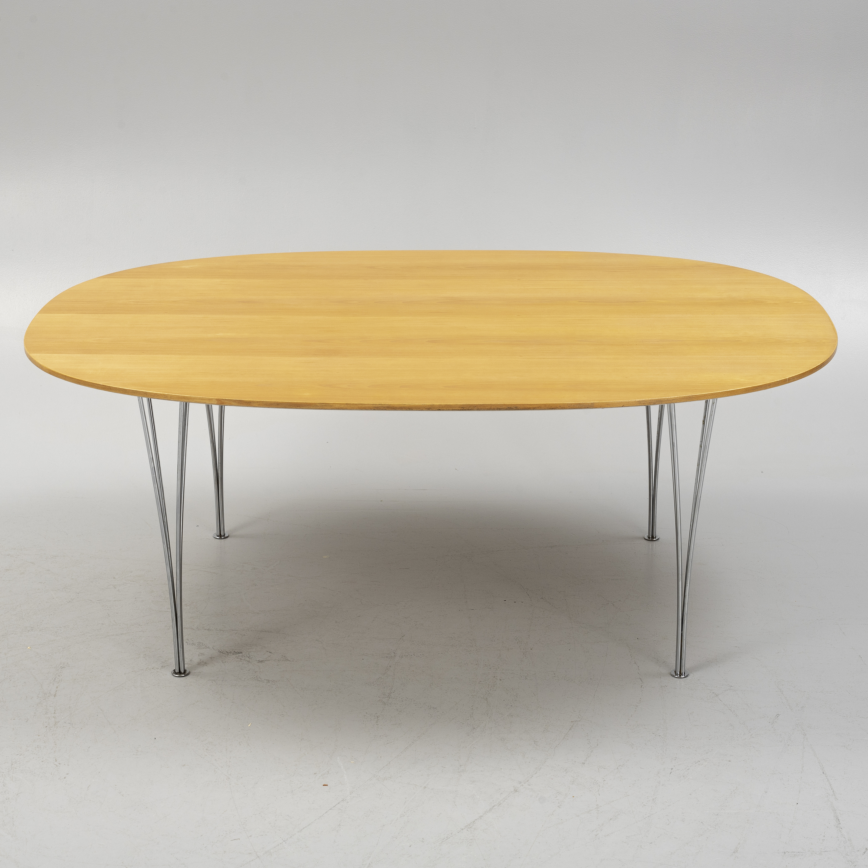 Piet Hein & Bruno Mathsson, bord, "Superellips" Fritz Hansen, Danmark ...