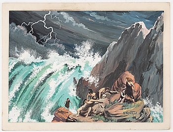 Eugen Semitjov, Stormy Sea. - Bukowskis