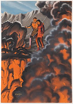 Eugen Semitjov, At the Volcano. - Bukowskis