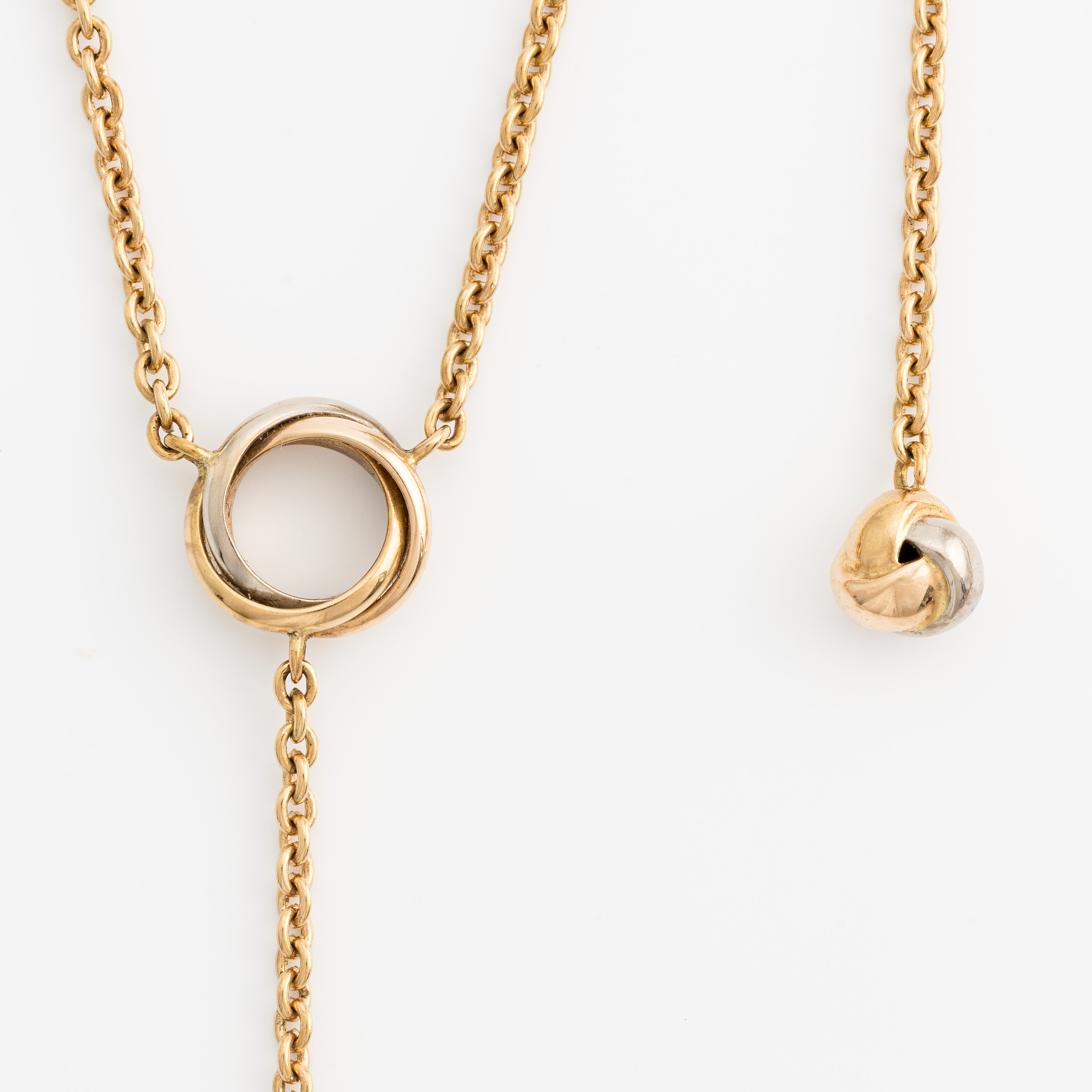 Cartier, collier, "Trinity", 18K guld flerfärgat guld. - Bukowskis