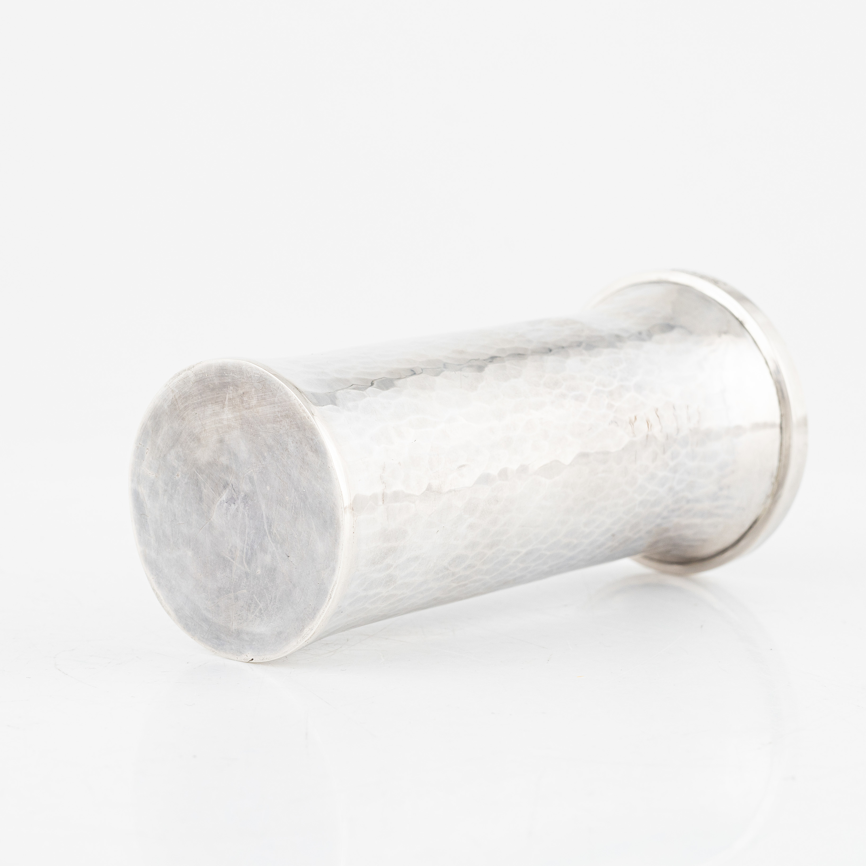 A Swedish Sterling Silver Vase, mark of Rolf Karlsson, Stockholm 1979 ...