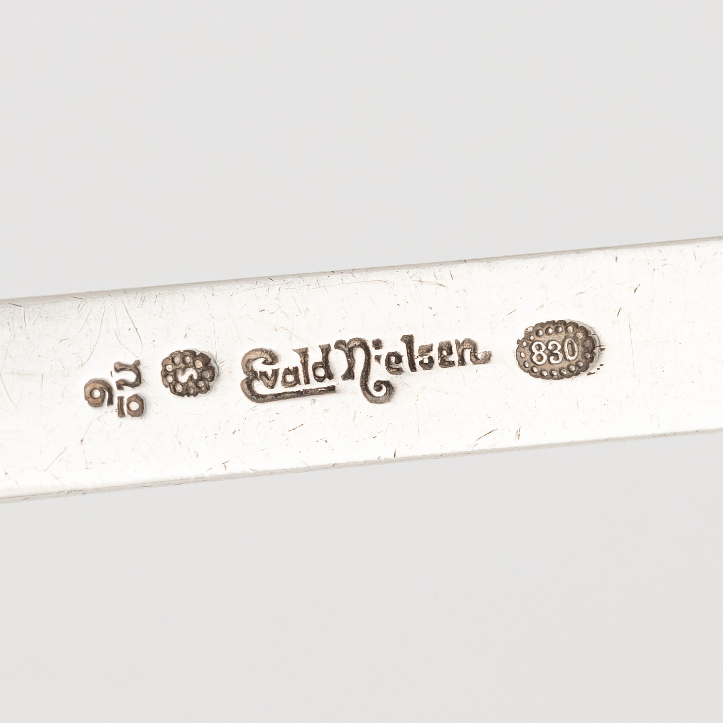 Evald Nielsen, a silver server, model number 6, Copenhagen 1920s ...