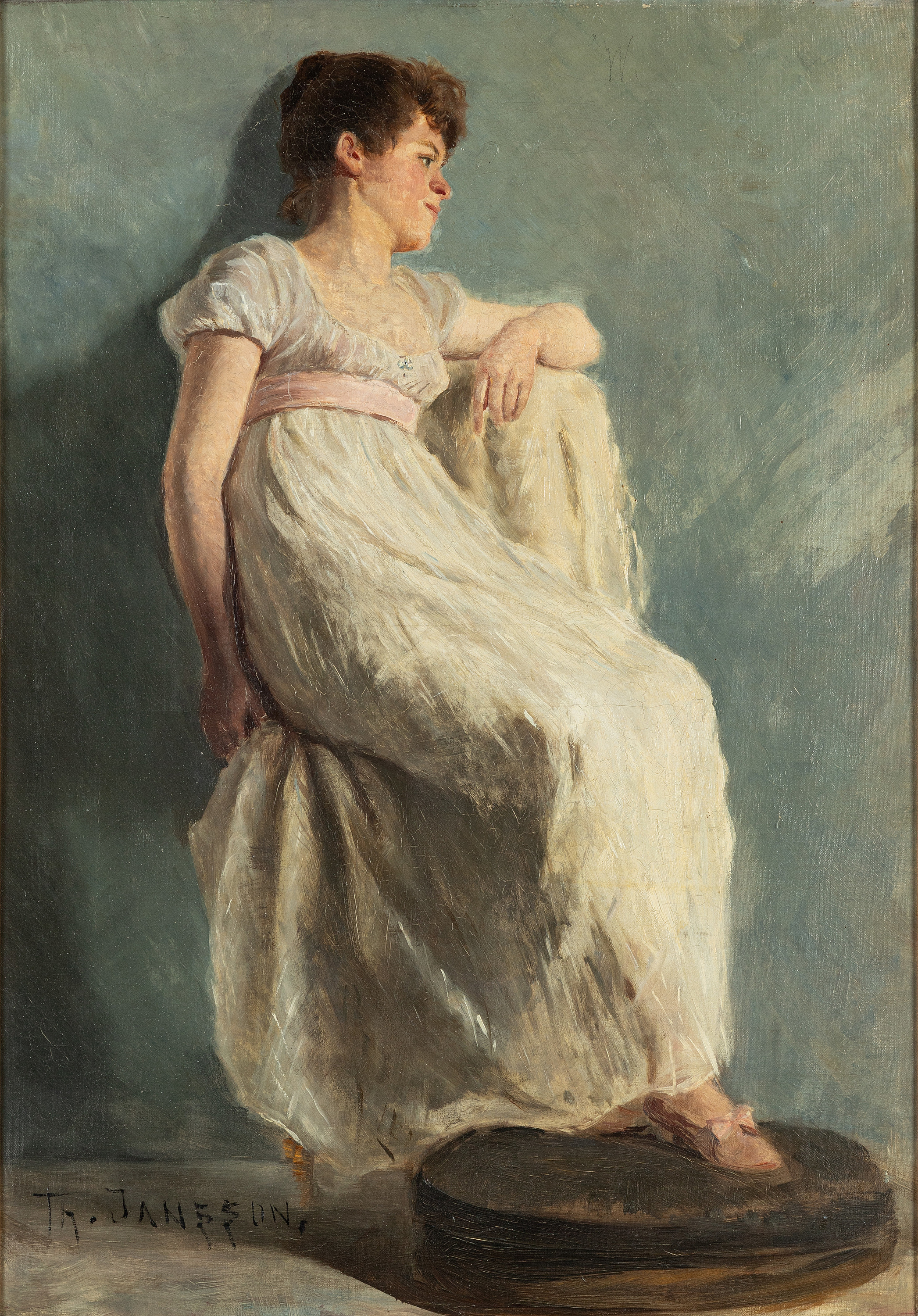 Therese Jansson, Seated Model. - Bukowskis