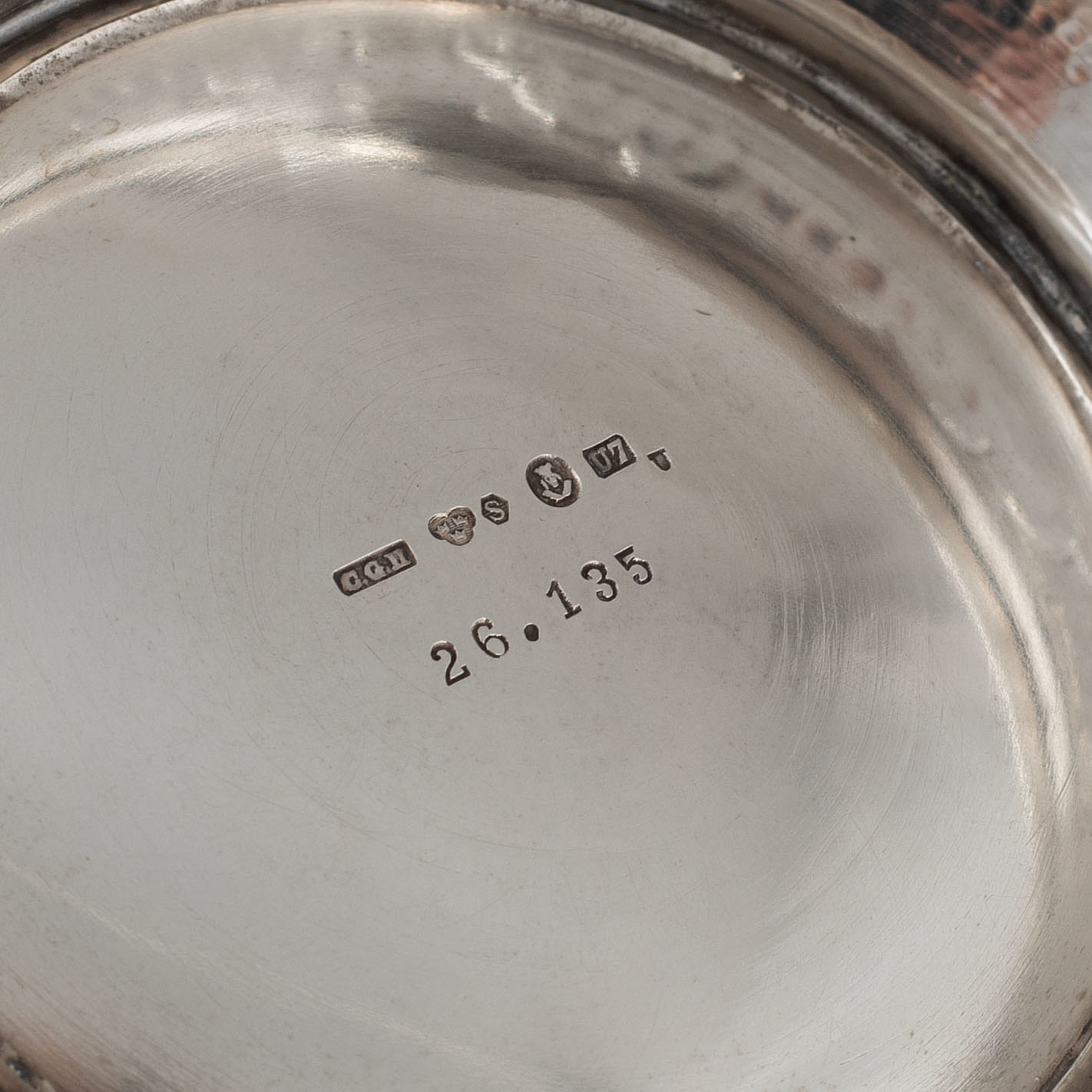 A Swedish silver bowl, mark of CG Hallberg, Stockholm 1922. - Bukowskis