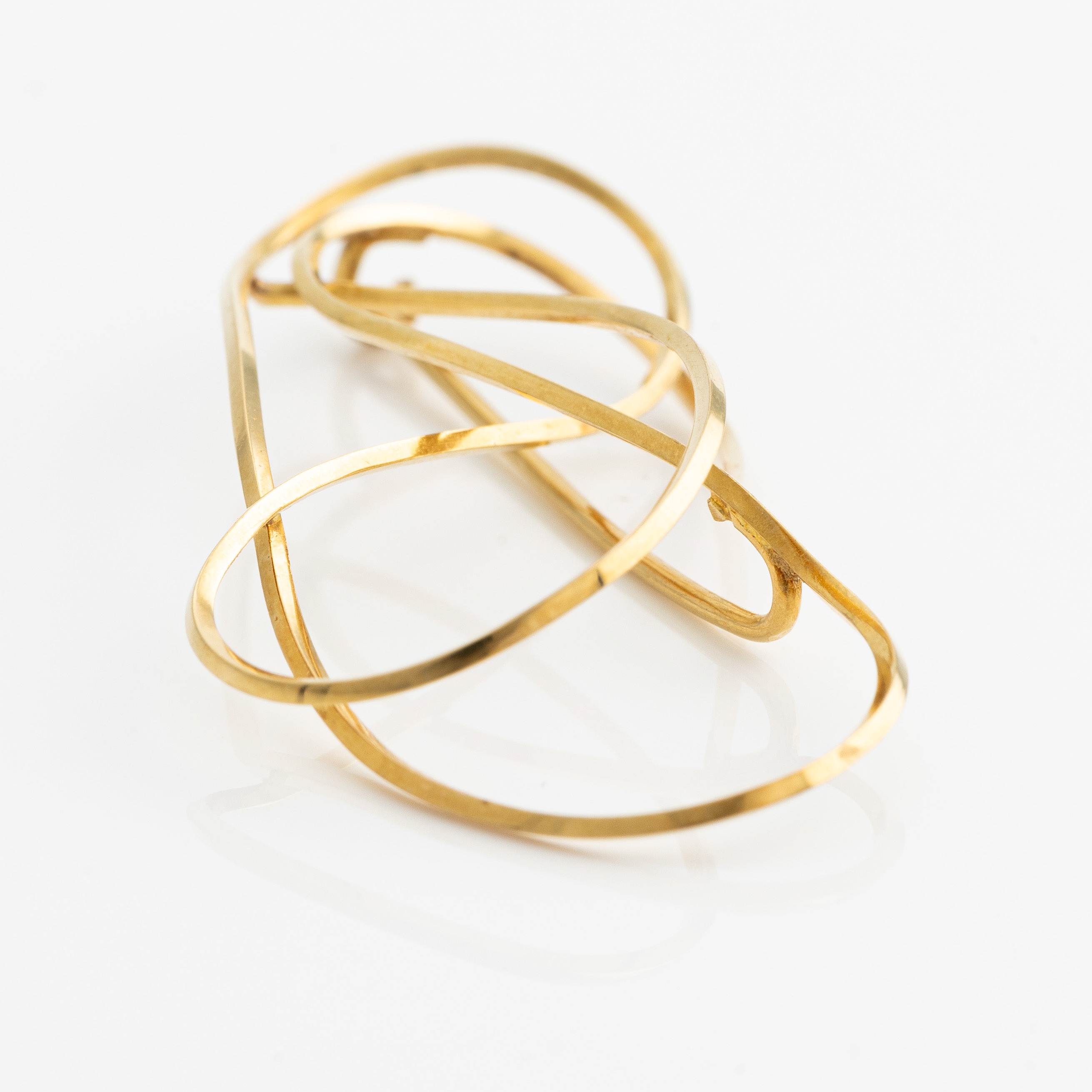 Brooch 18K gold. - Bukowskis