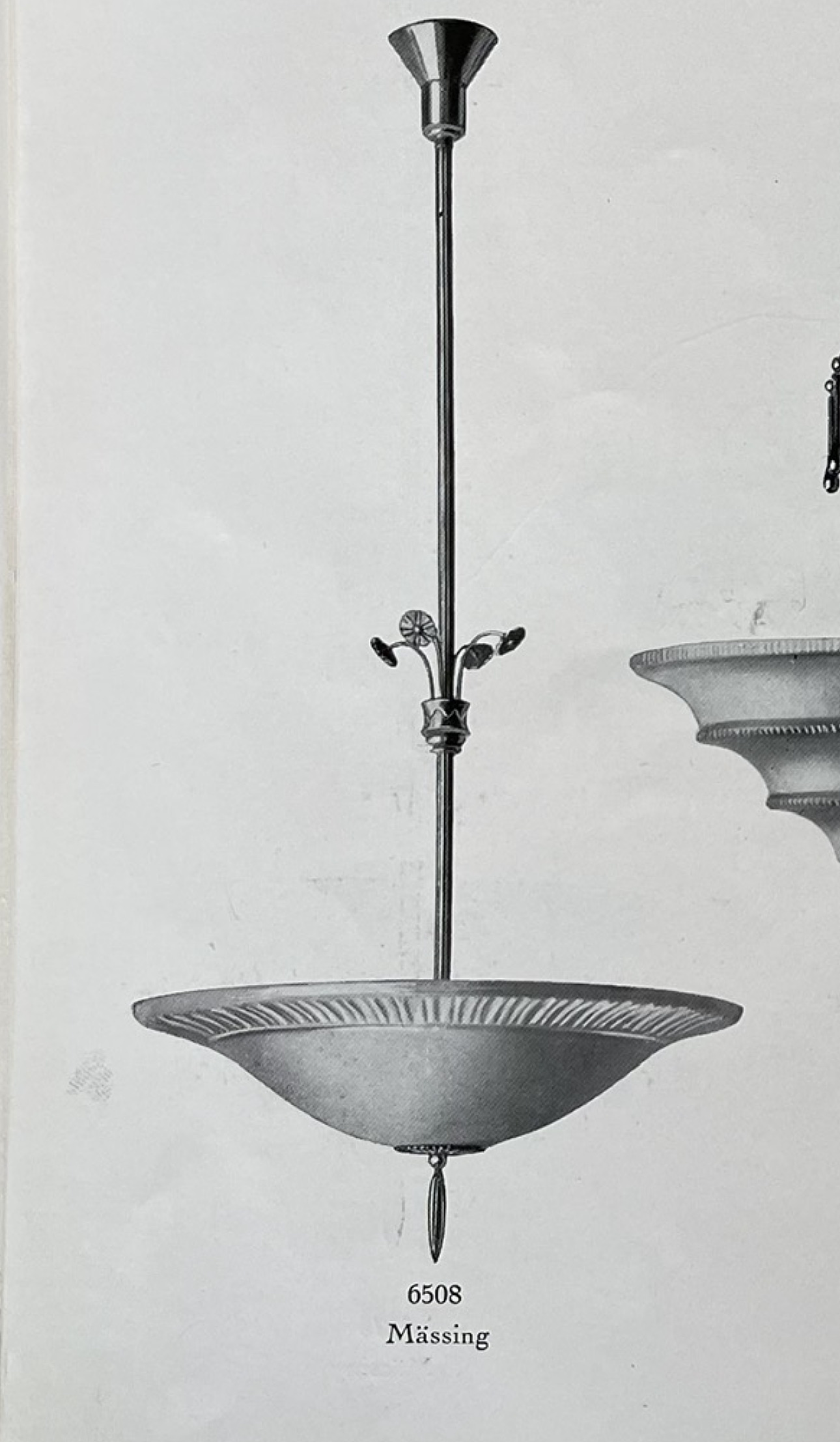 Harald Notini, a ceiling lamp model "6508", Arvid Böhlmarks Lampfabrik ...