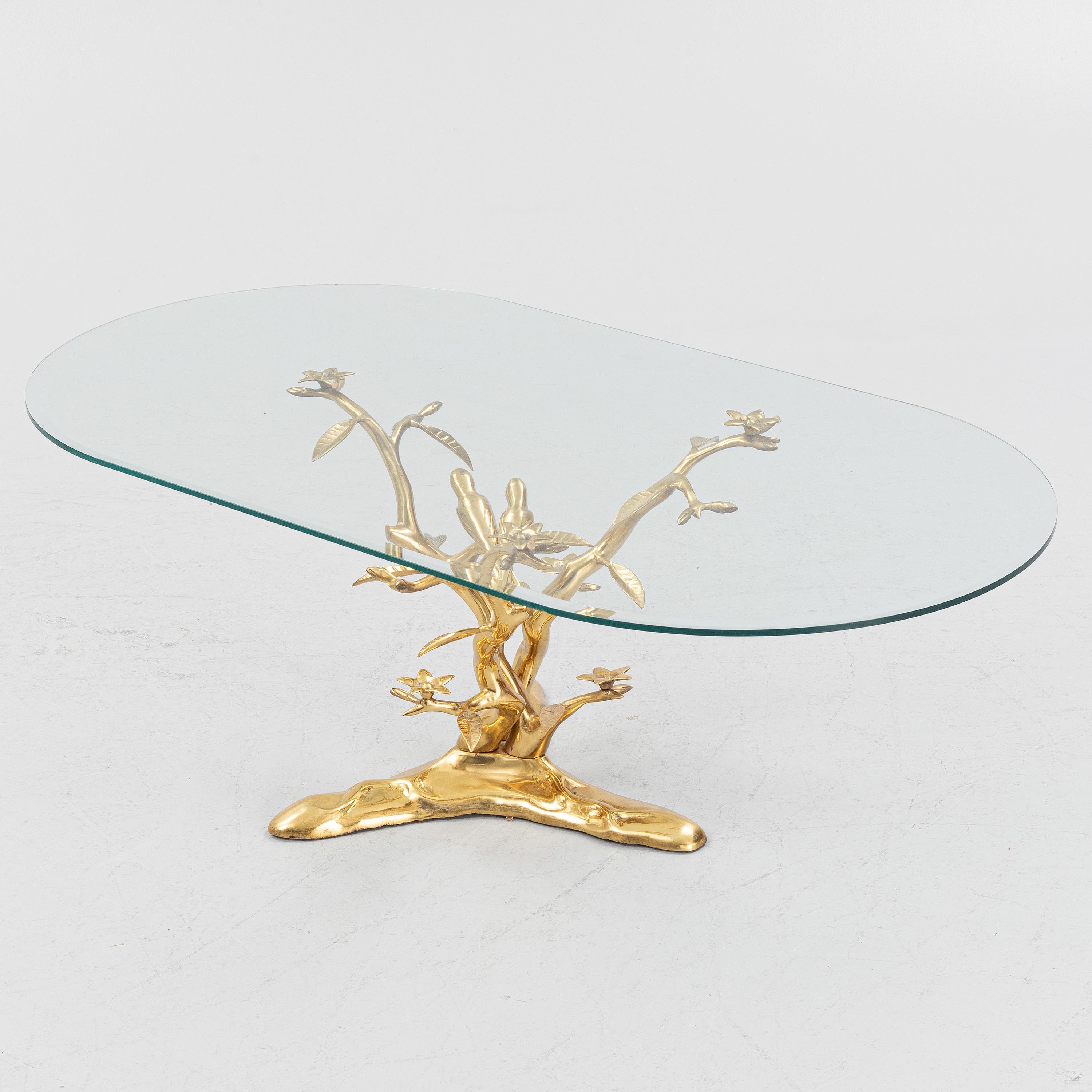 A "Bonsai tree" coffee table in the style of Willy Daro. - Bukowskis