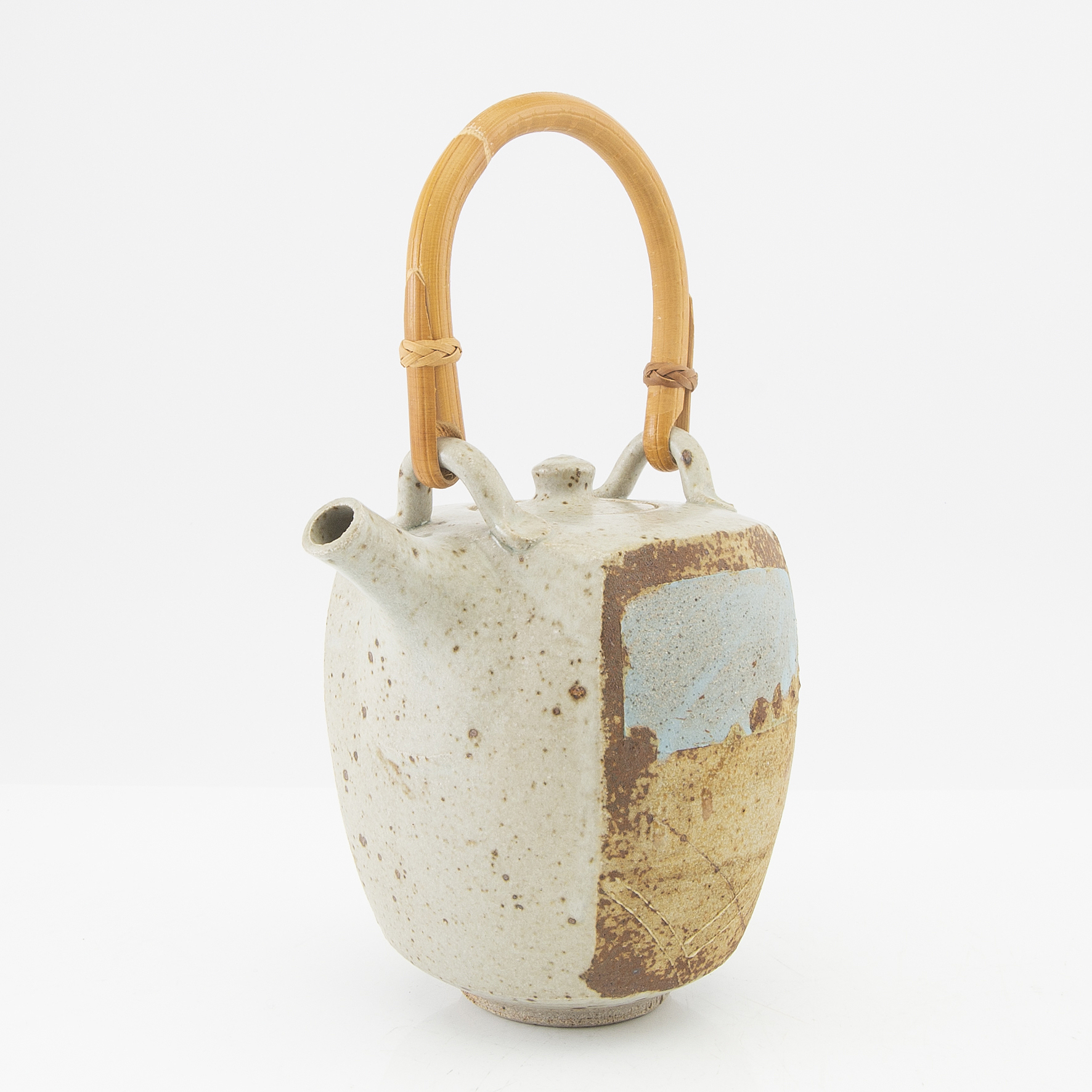 Johan Thunell, teapot signed glazed stoneware. - Bukowskis