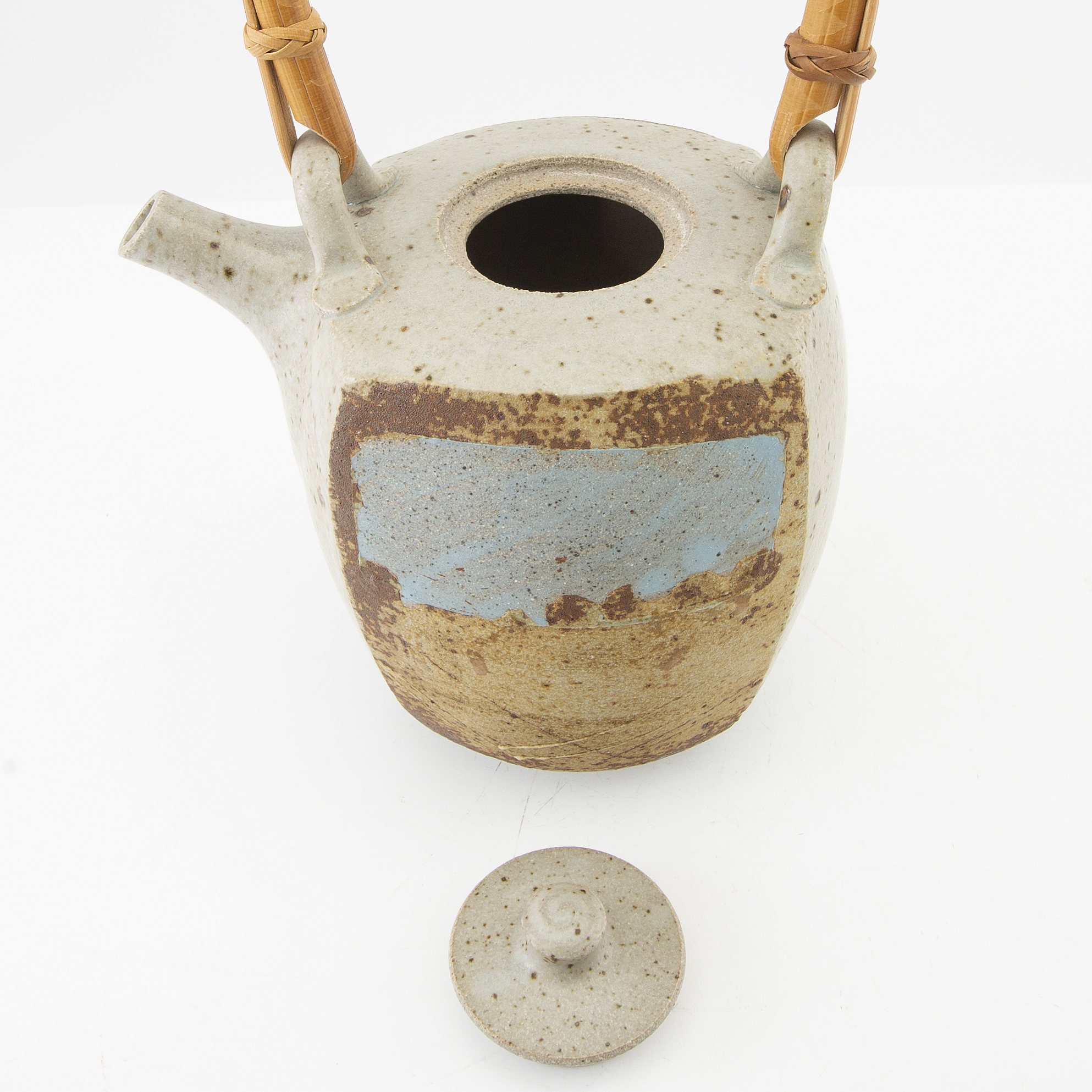 Johan Thunell, teapot signed glazed stoneware. - Bukowskis