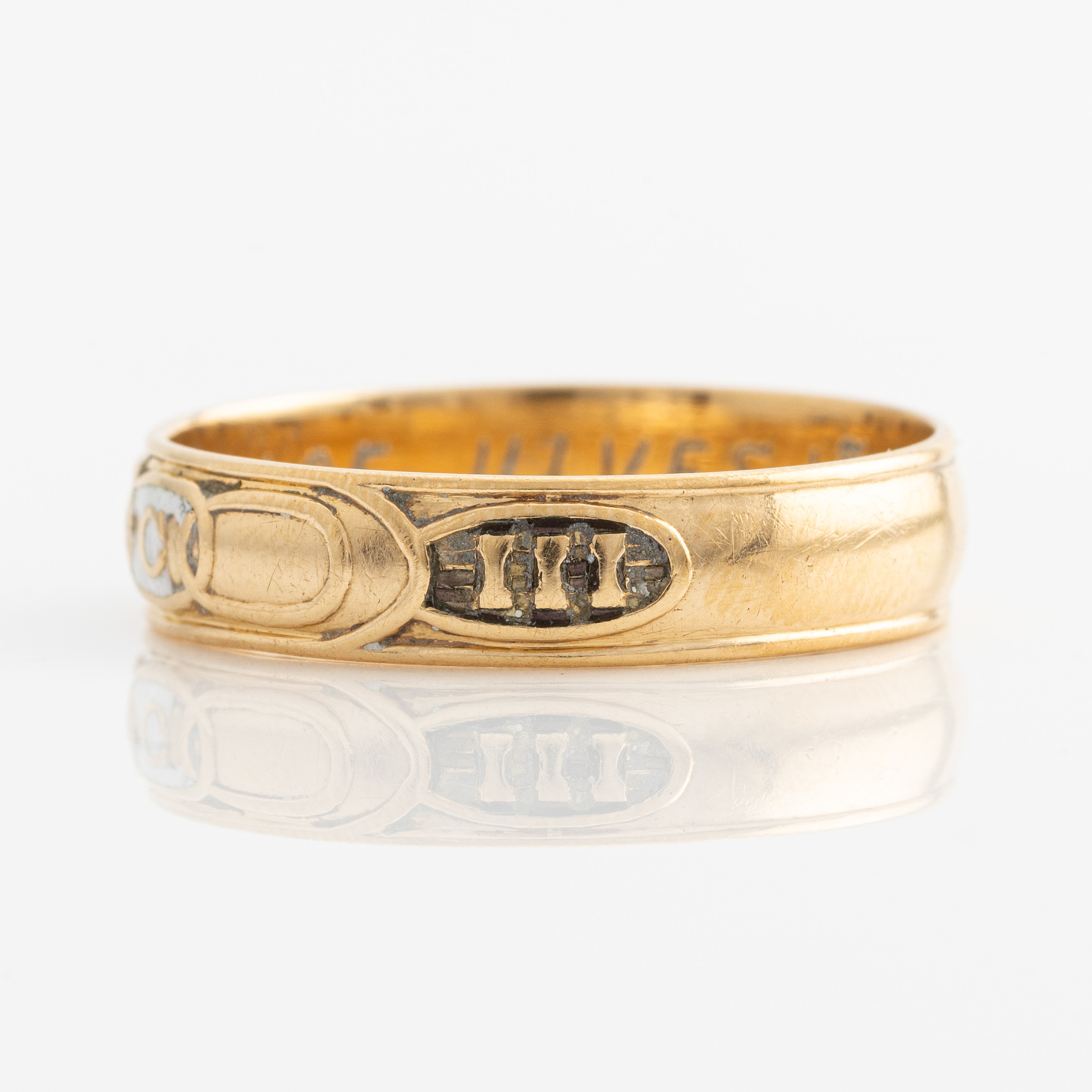 Ring 18K gold, Odd Fellow. - Bukowskis