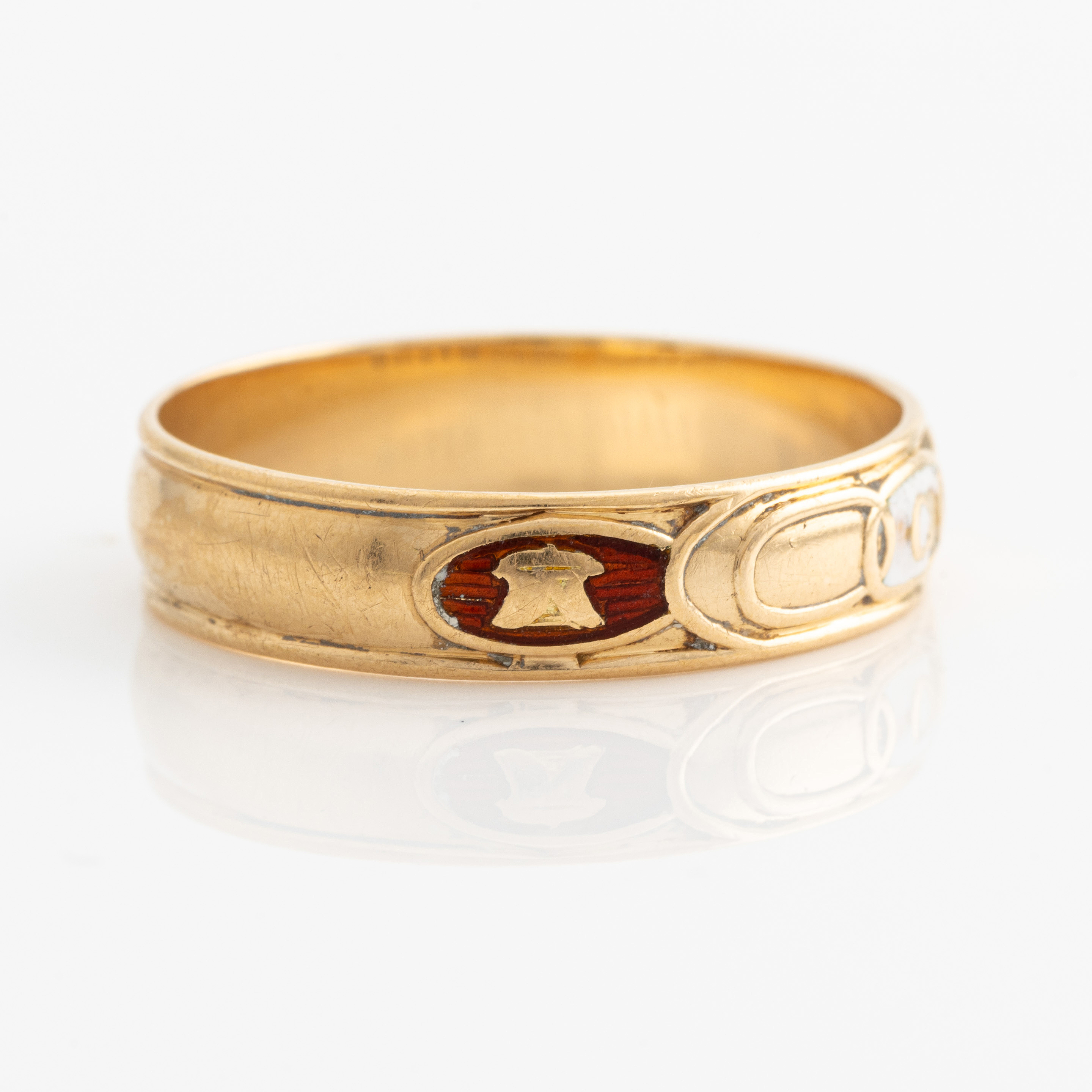 Ring 18K gold, Odd Fellow. - Bukowskis