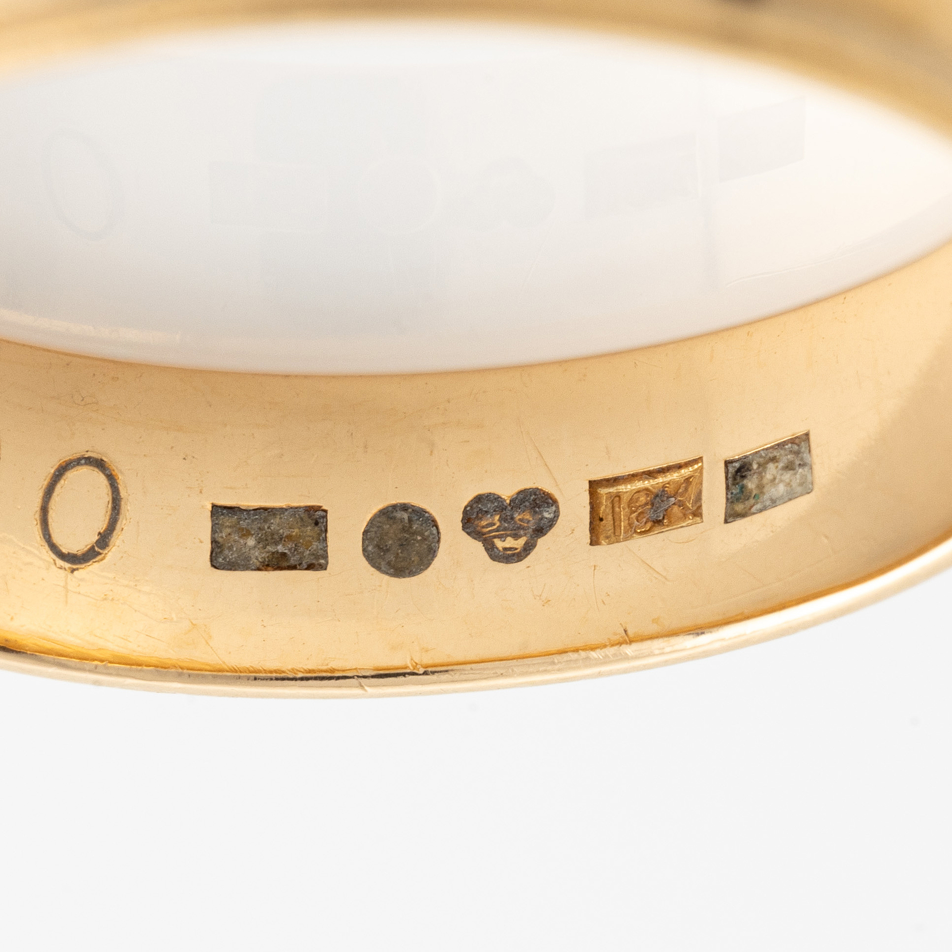 Ring 18K gold, Odd Fellow. - Bukowskis