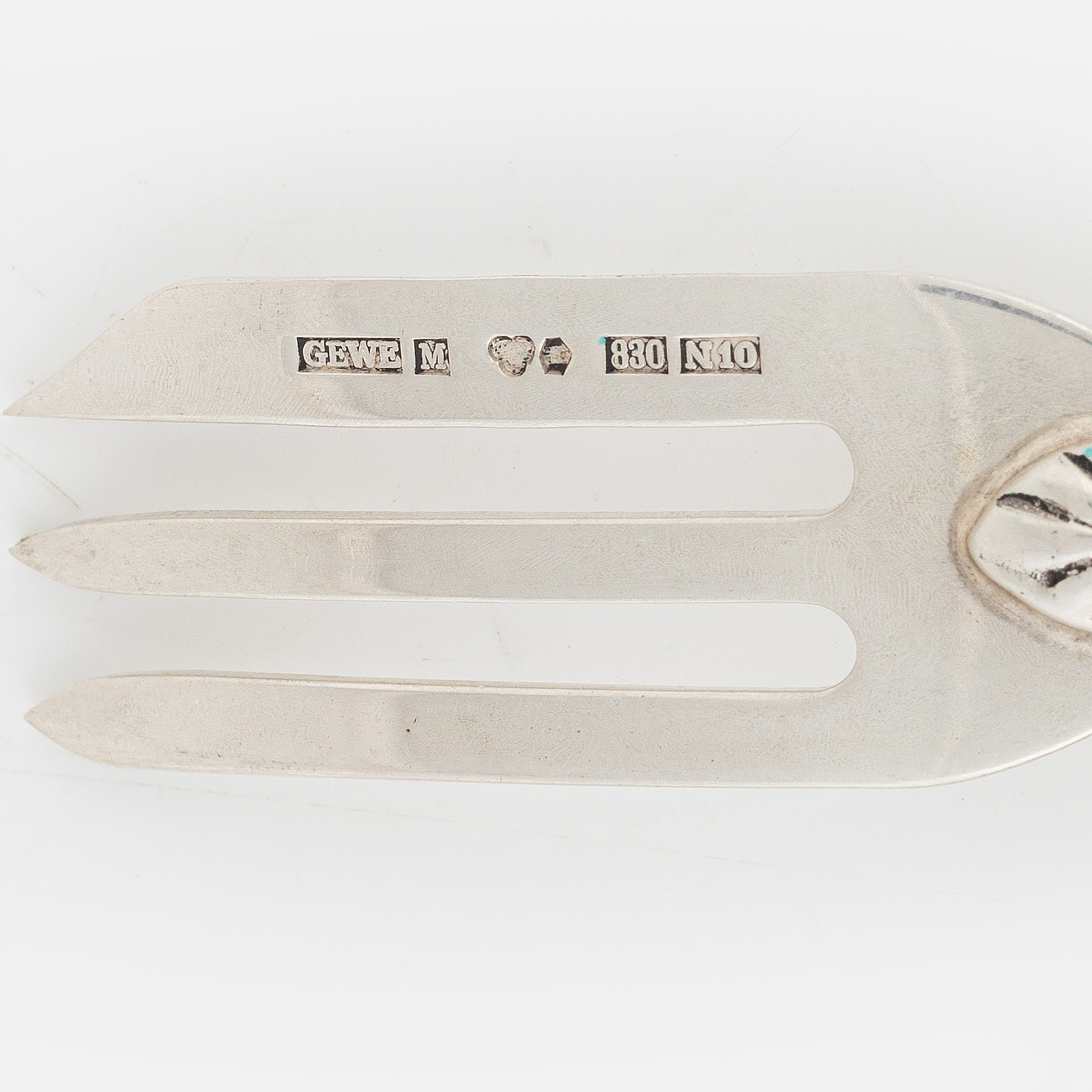 A 38-piece Swedish silver cutlery, 'Svenska floran', predominantly GEWE ...