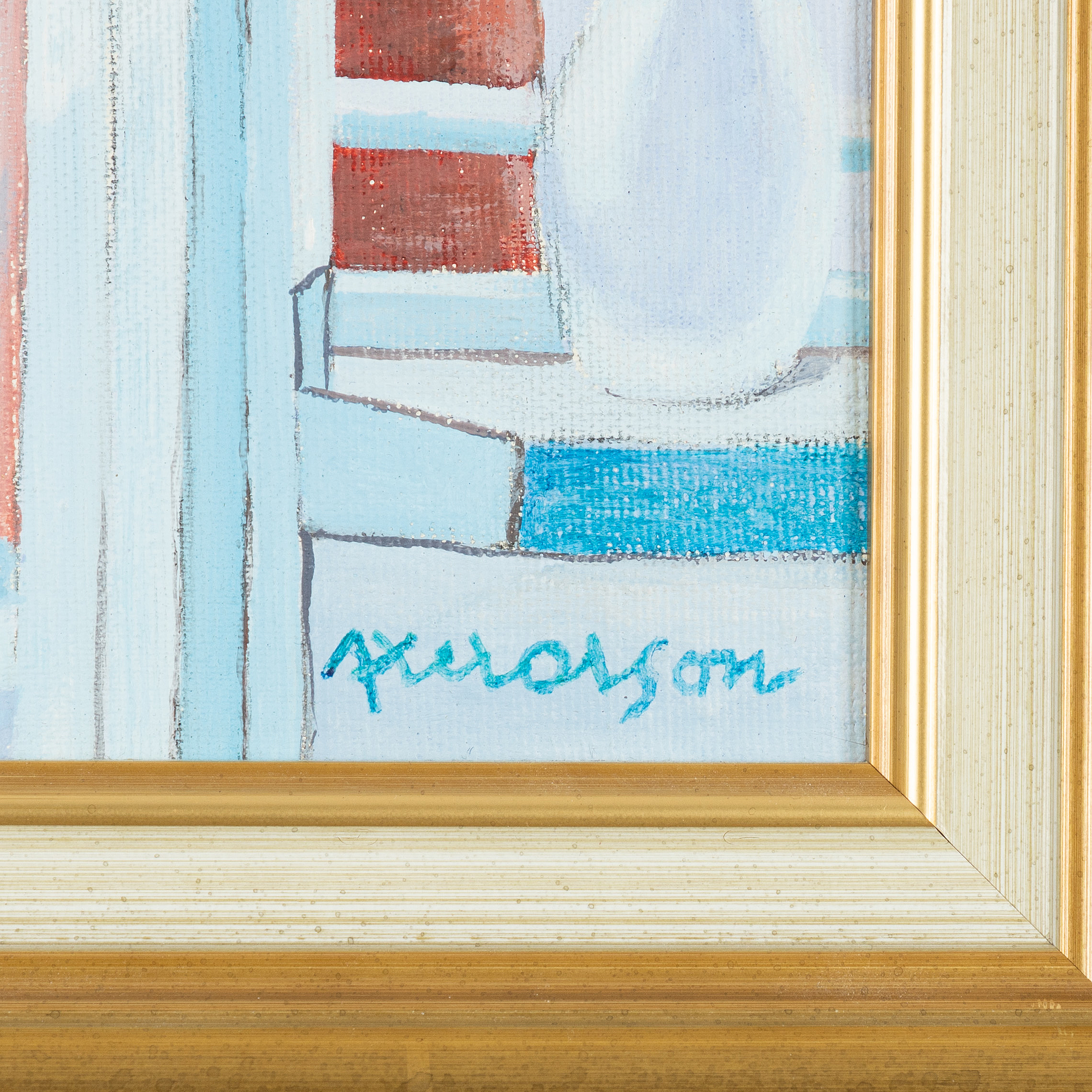 Axel Olson, On the Balcony. - Bukowskis