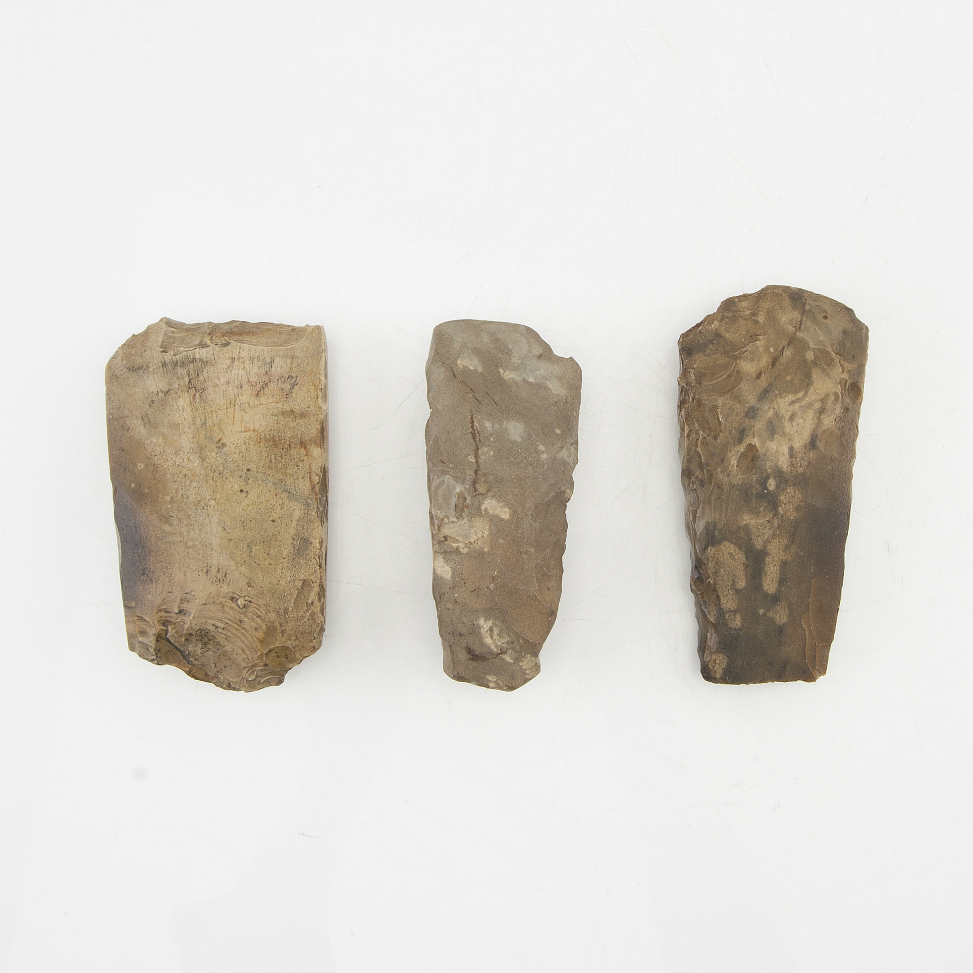 Flint axes, six pieces, Neolithic. - Bukowskis