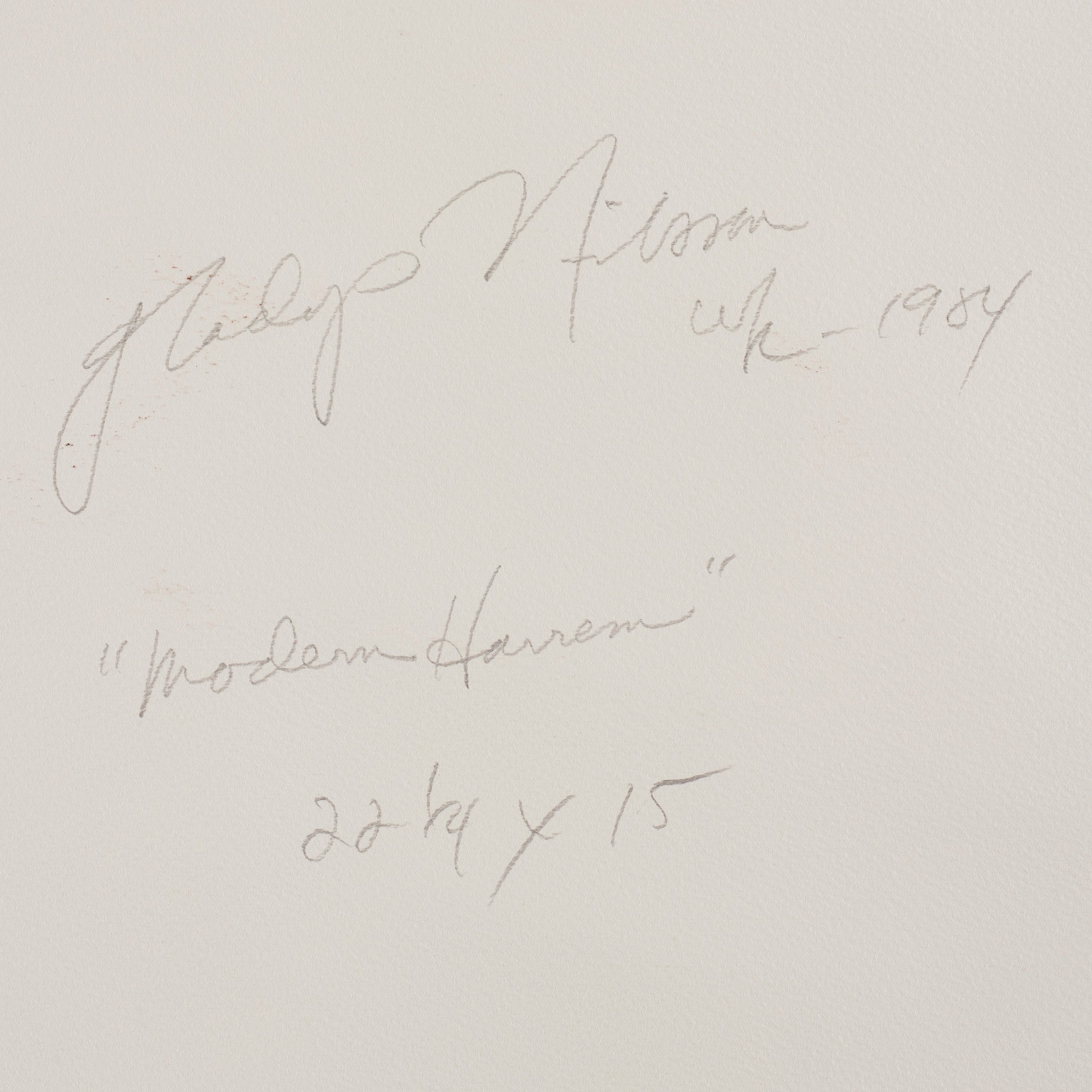 Gladys Nilsson, 'Modern Harem'. - Bukowskis