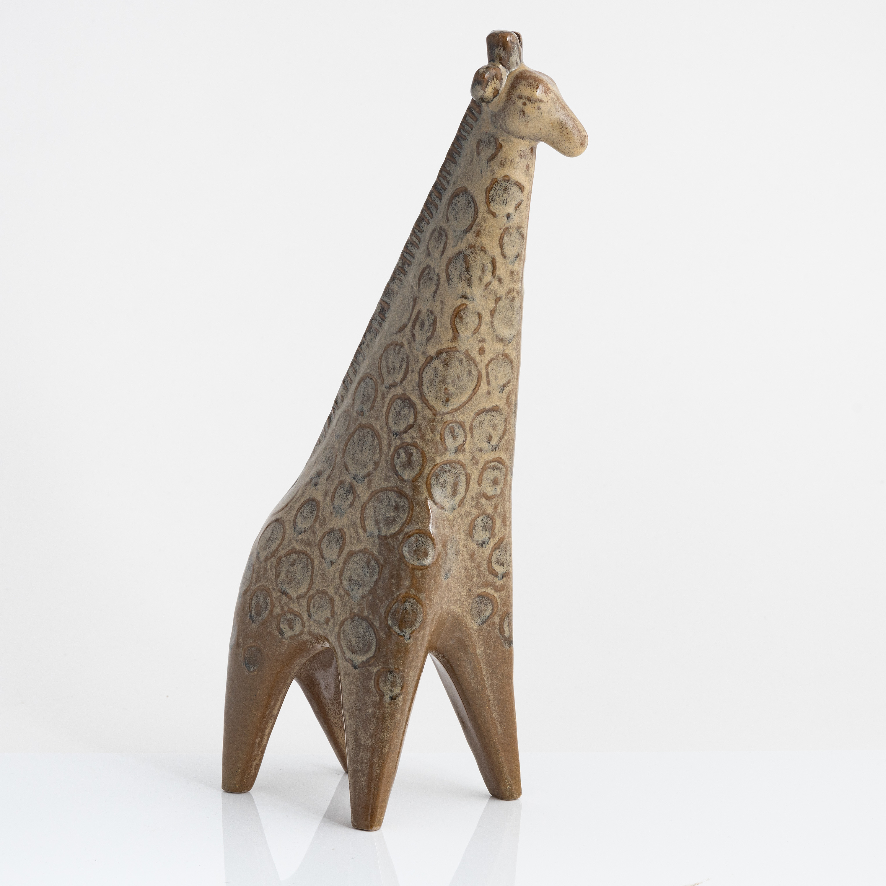 Lisa Larson, a stoneware giraffe from 'Stora Zoo', Gustavsberg. - Bukowskis